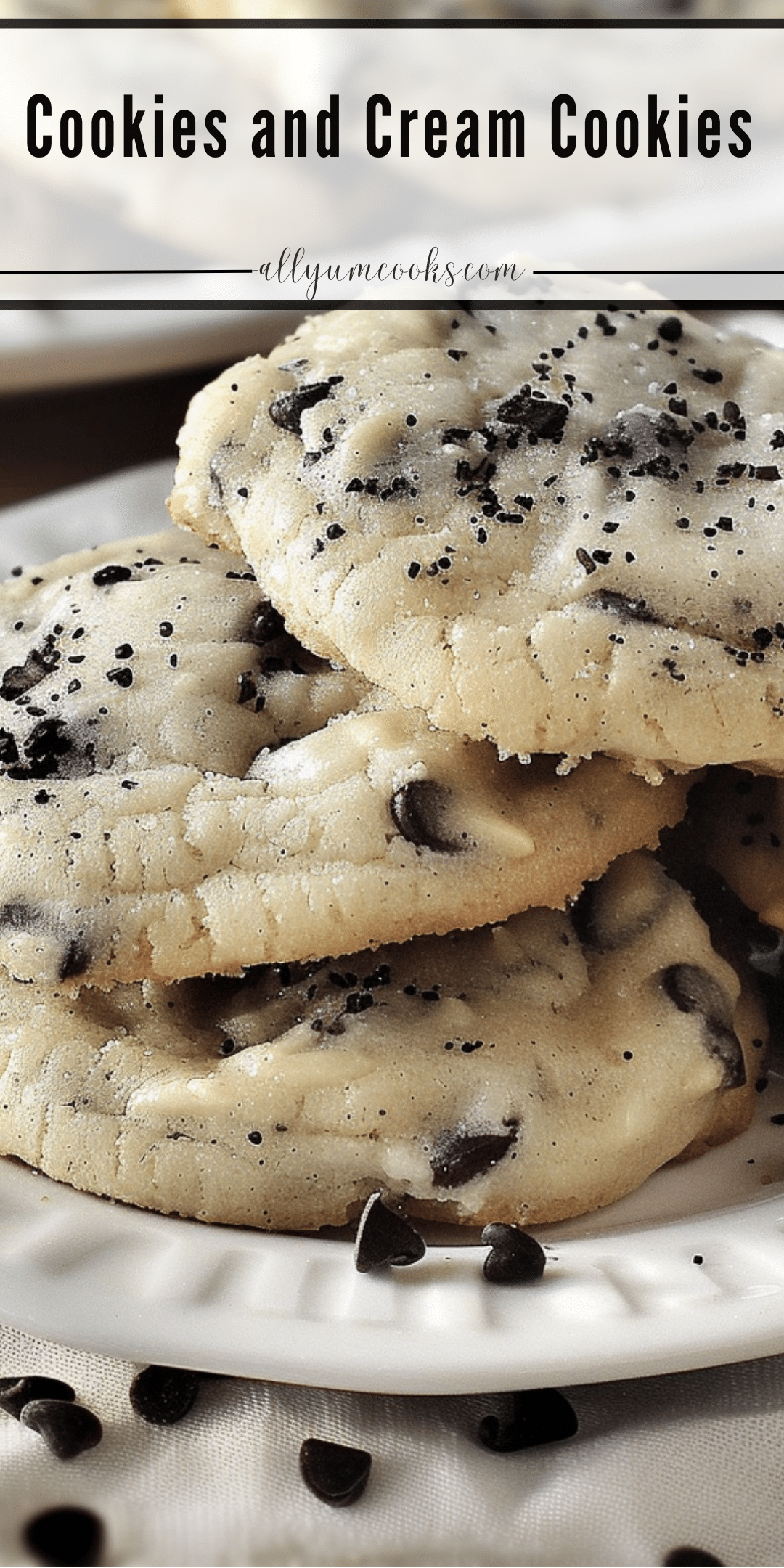 Cookies and Cream Cookies | All Yum Cooks