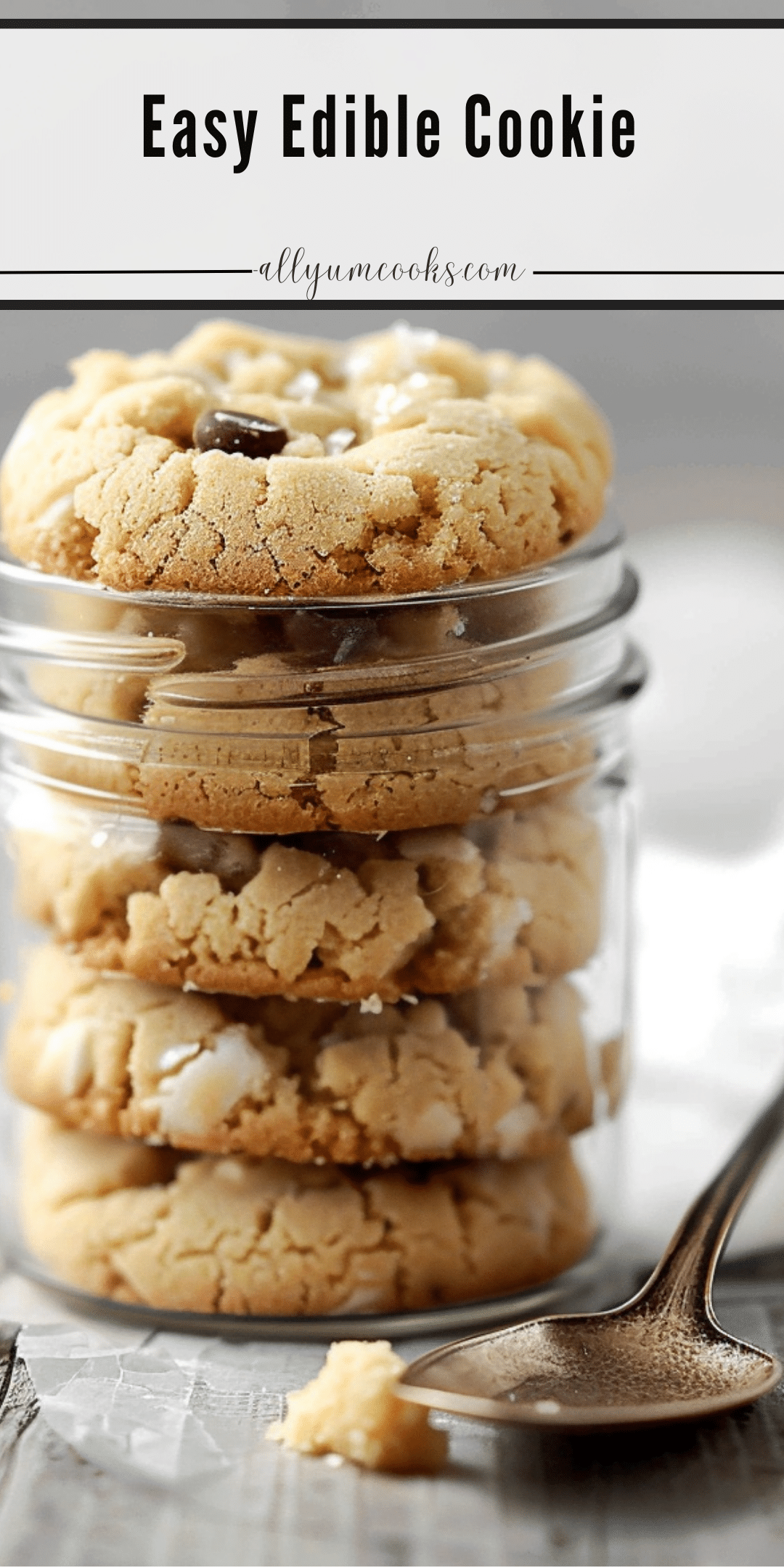 Easy Edible Cookie - All Yum Cooks