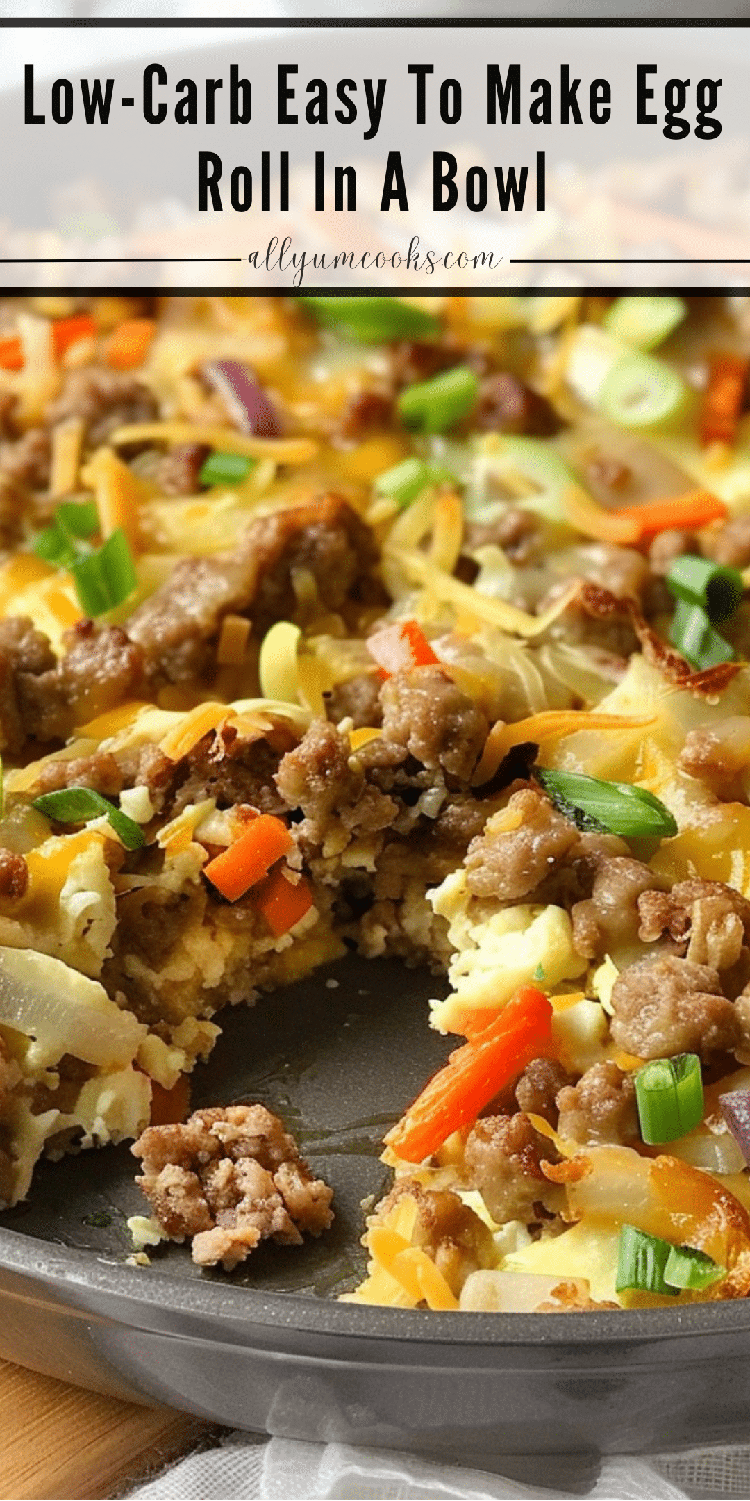 Low-Carb Easy to Make Egg Roll in a Bowl | All Yum Cooks