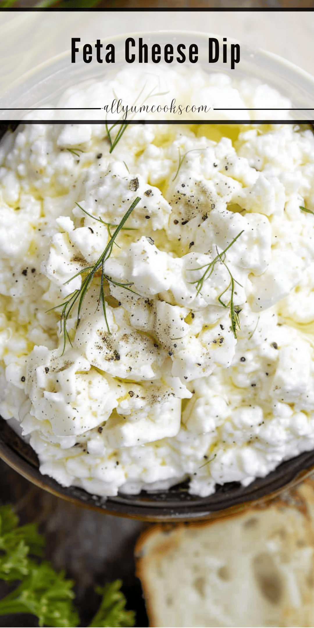 Feta Cheese Dip - All Yum Cooks