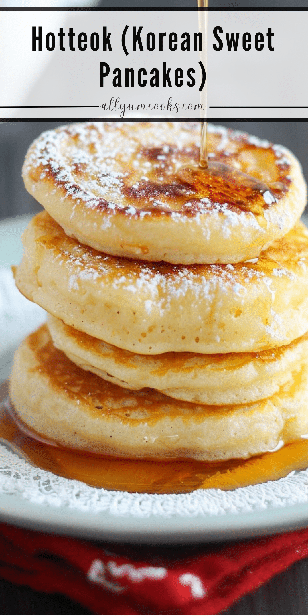 Hotteok (Korean Sweet Pancakes) - All Yum Cooks