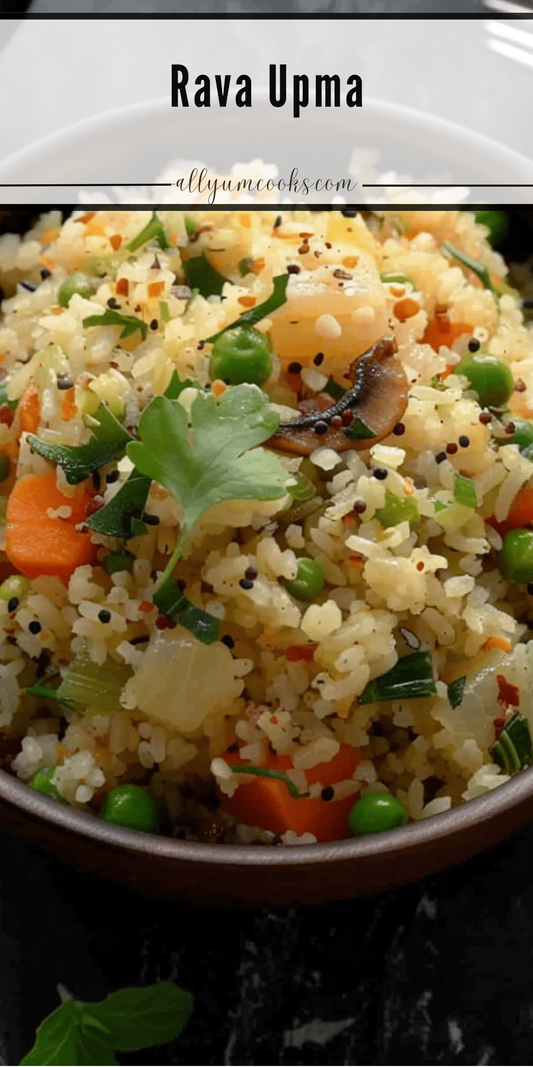 Rava Upma - All Yum Cooks