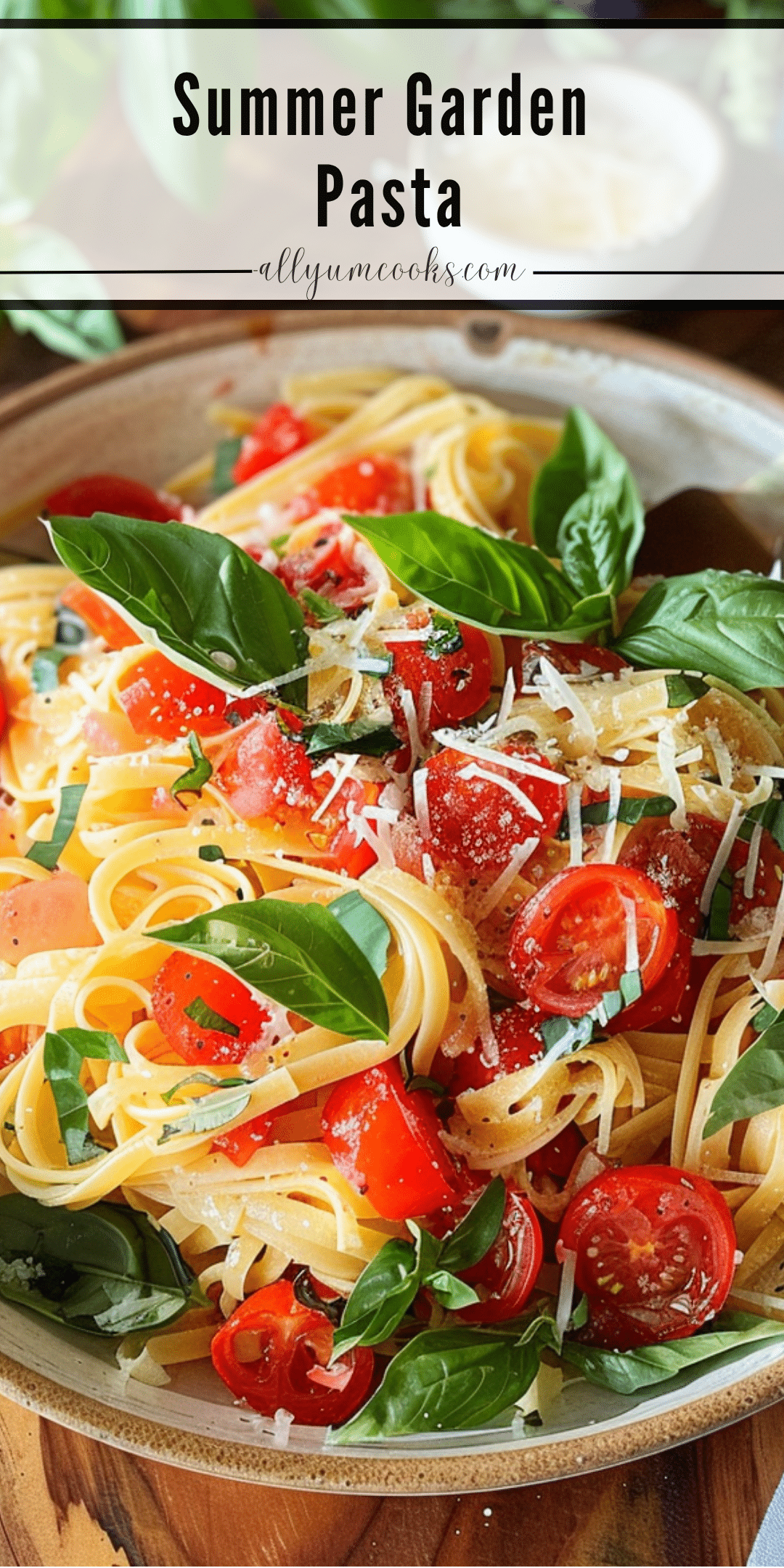 Summer Garden Pasta | All Yum Cooks