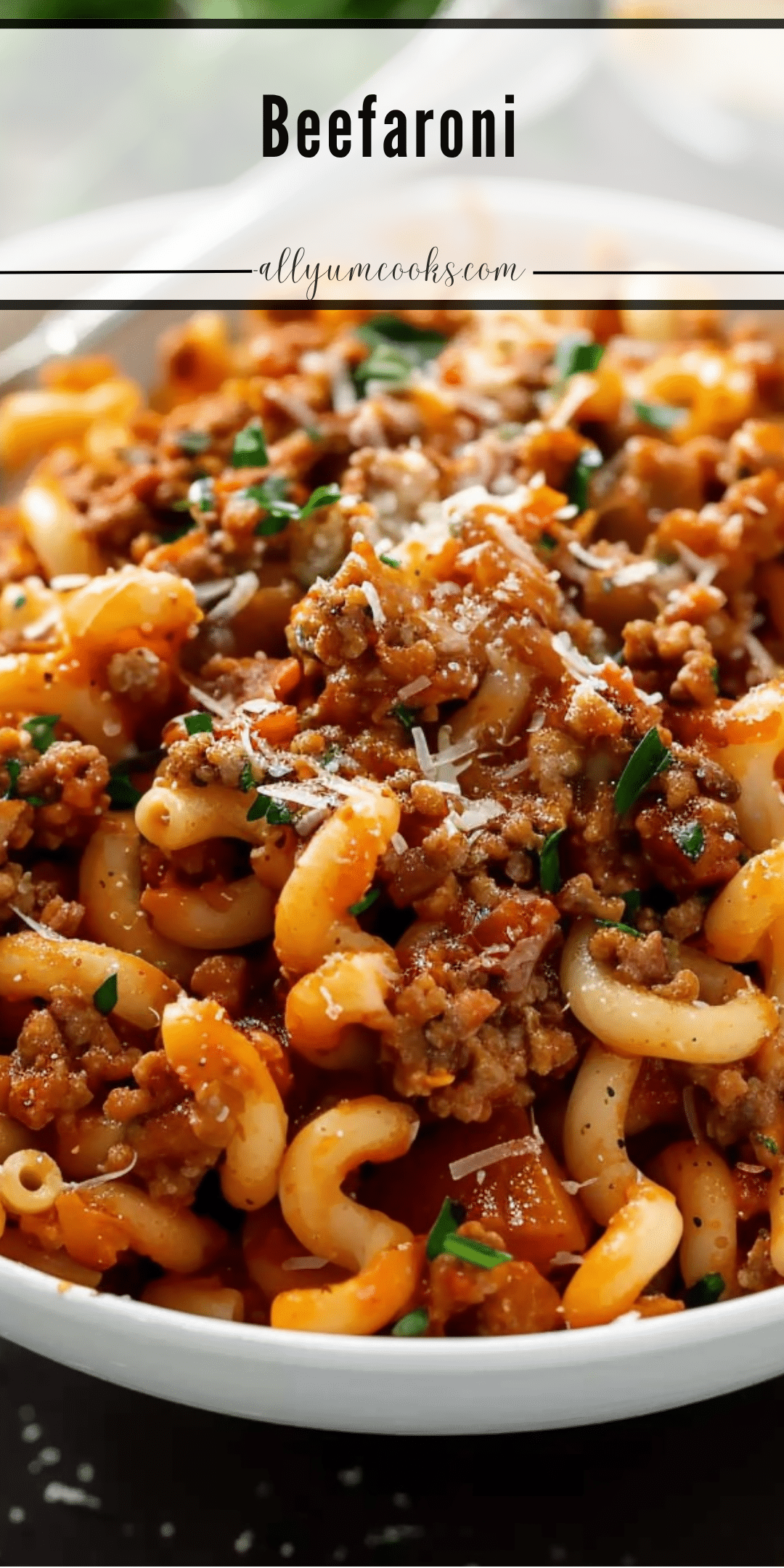 Beefaroni | All Yum Cooks