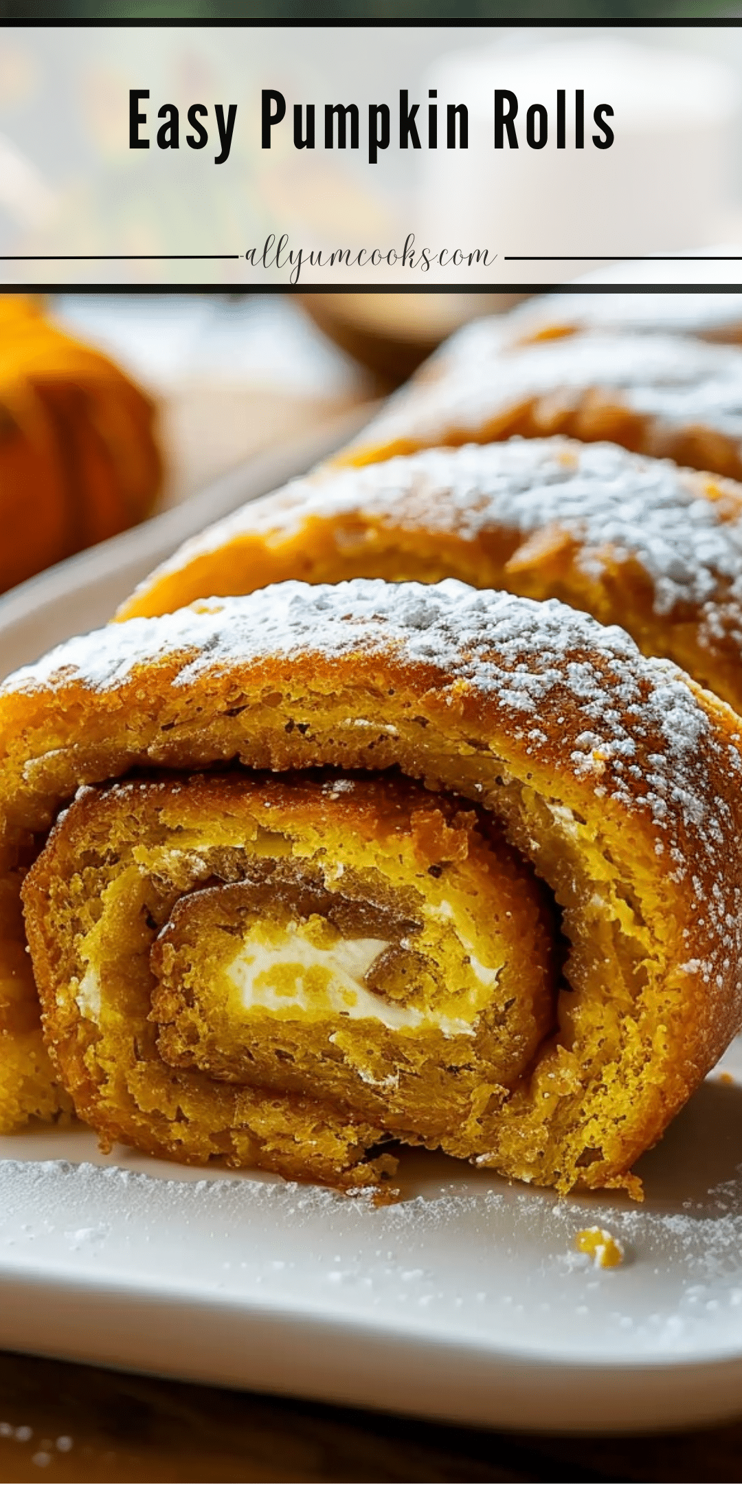 Easy Pumpkin Rolls - All Yum Cooks