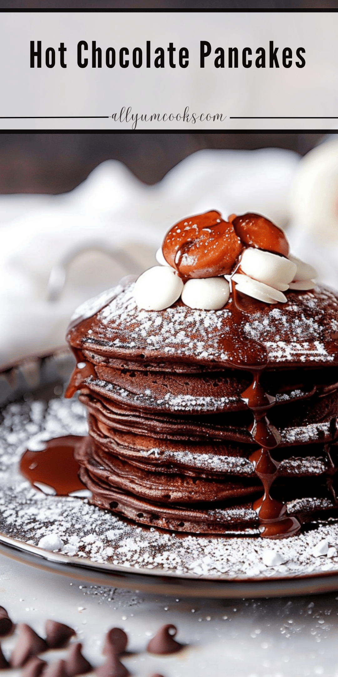 Hot Chocolate Pancakes | All Yum Cooks