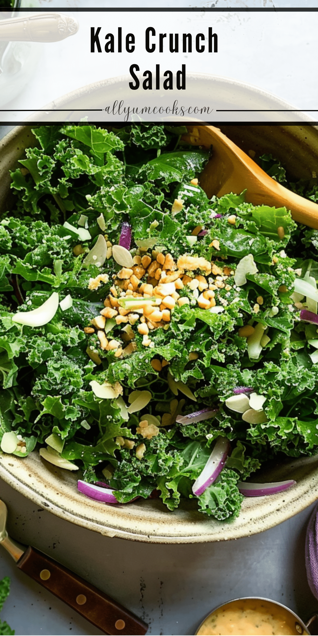 Kale Crunch Salad | All Yum Cooks