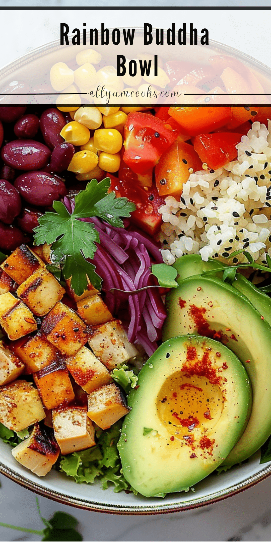 Rainbow Buddha Bowl | All Yum Cooks