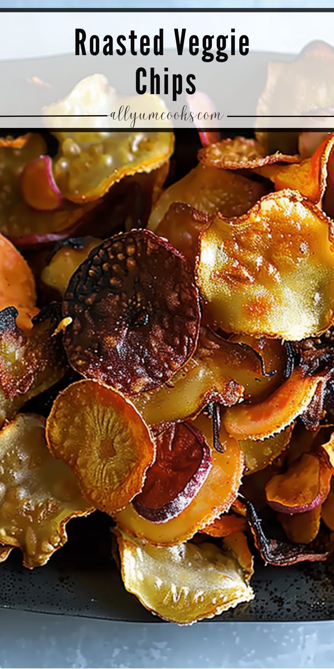 Roasted Veggie Chips | All Yum Cooks