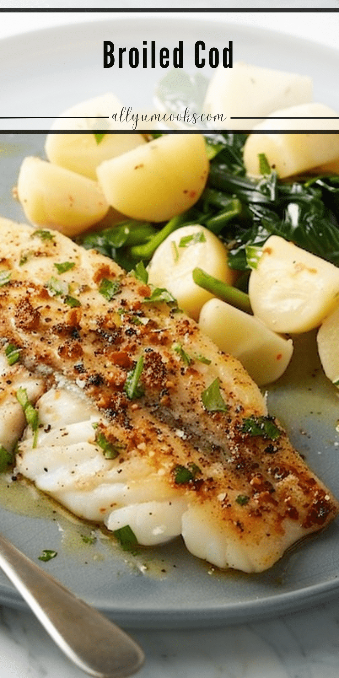 Broiled Cod | All Yum Cooks