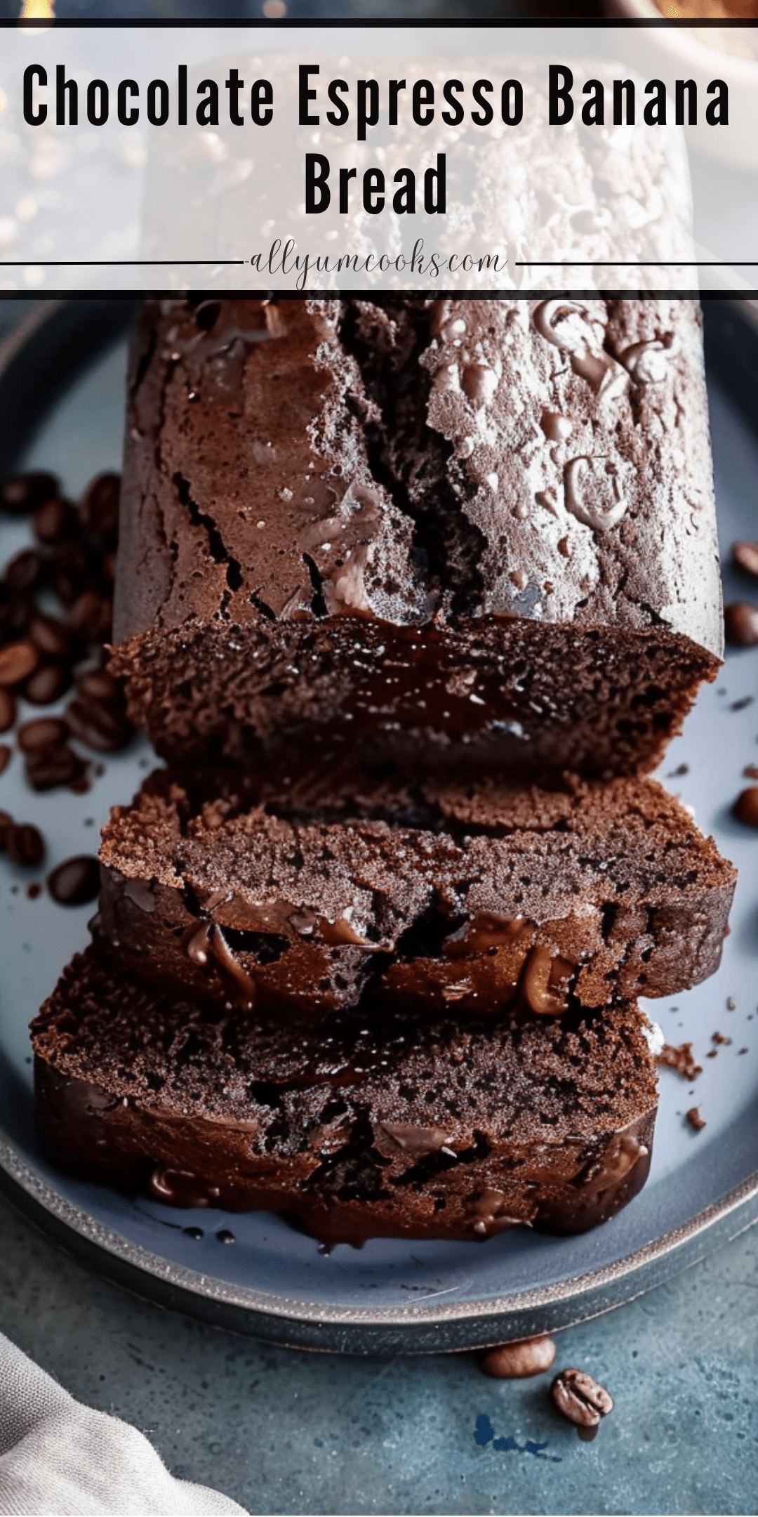 Chocolate Espresso Banana Bread | All Yum Cooks