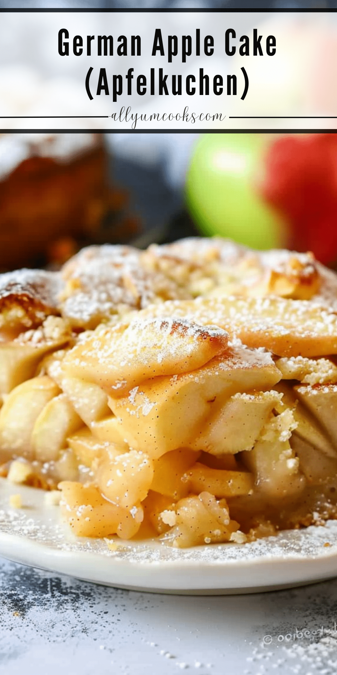 German Apple Cake (Apfelkuchen) | All Yum Cooks