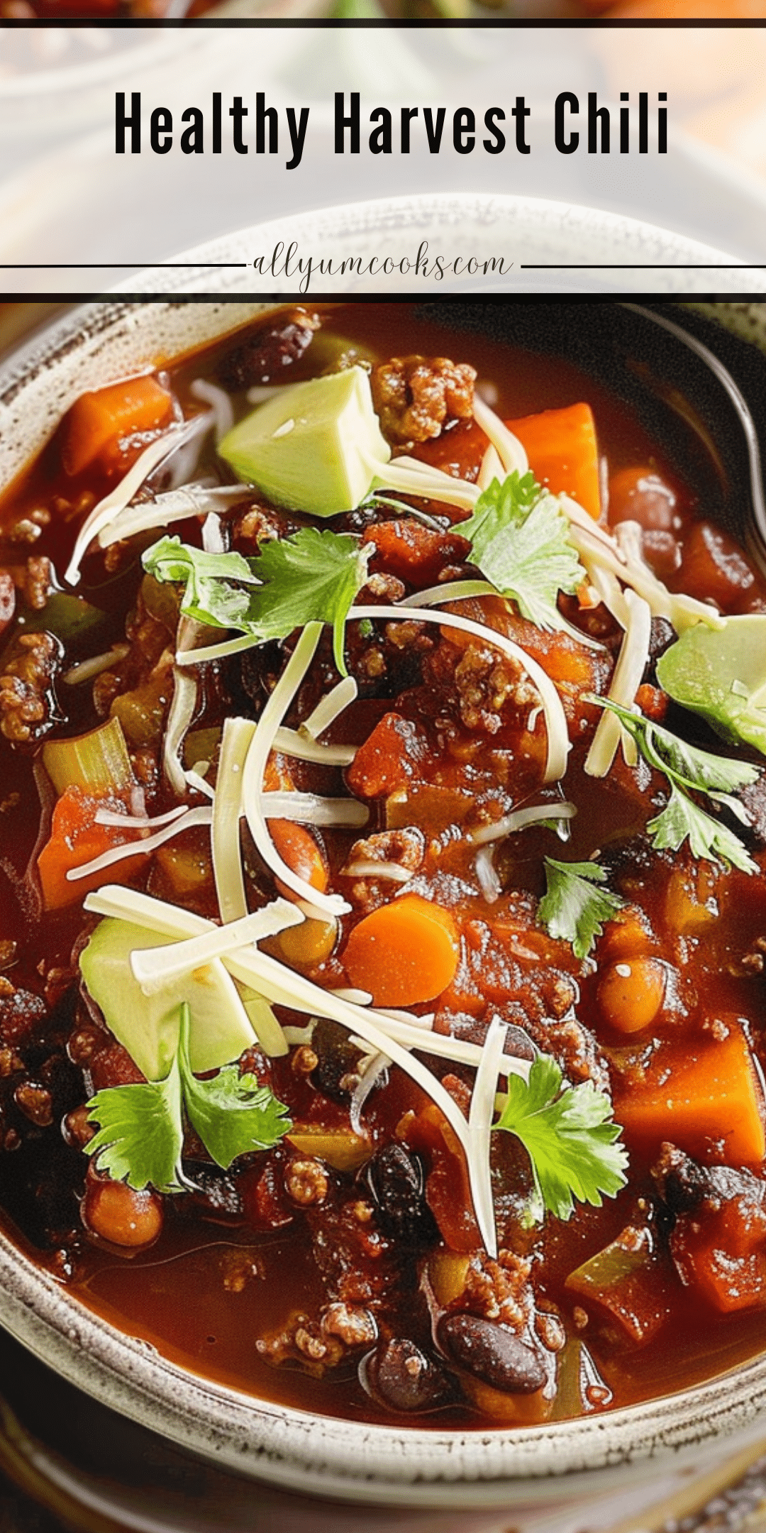 Healthy Harvest Chili | All Yum Cooks