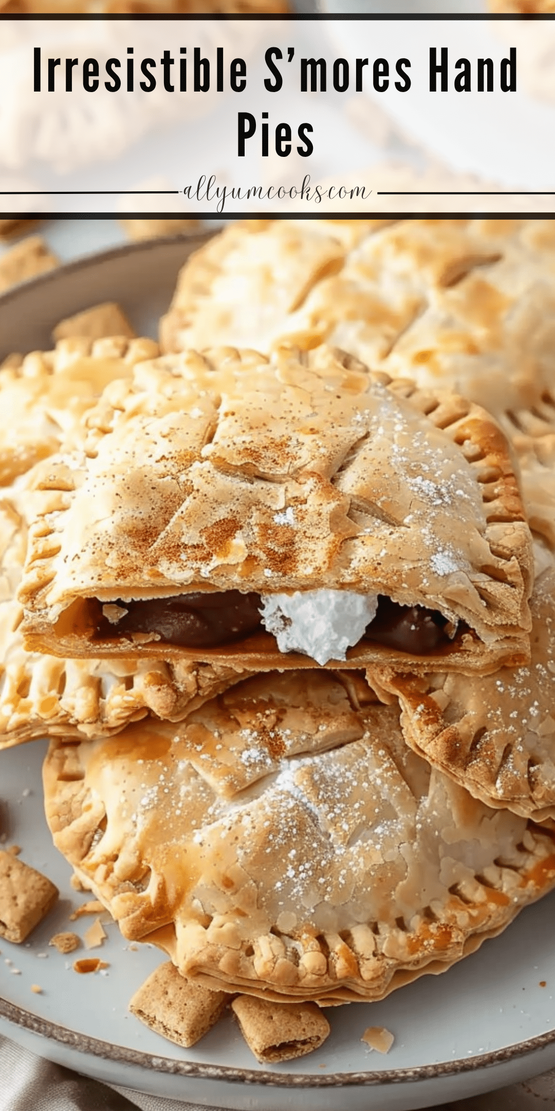 Irresistible S’mores Hand Pies - All Yum Cooks