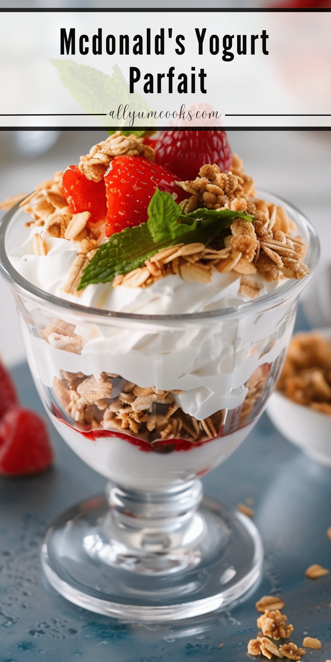 McDonald’s Yogurt Parfait | All Yum Cooks
