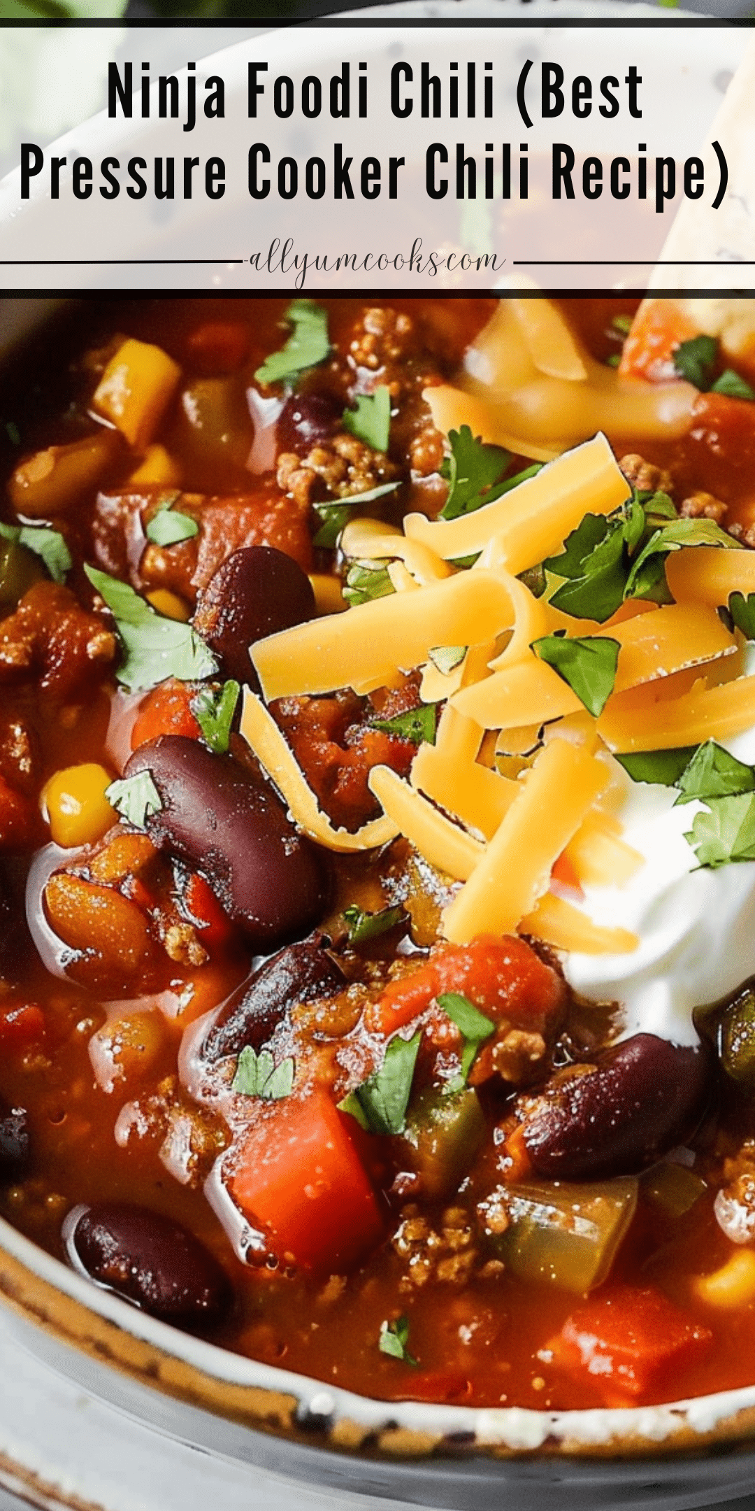 Ninja Foodi Chili (Best Pressure Cooker Chili Recipe) | All Yum Cooks
