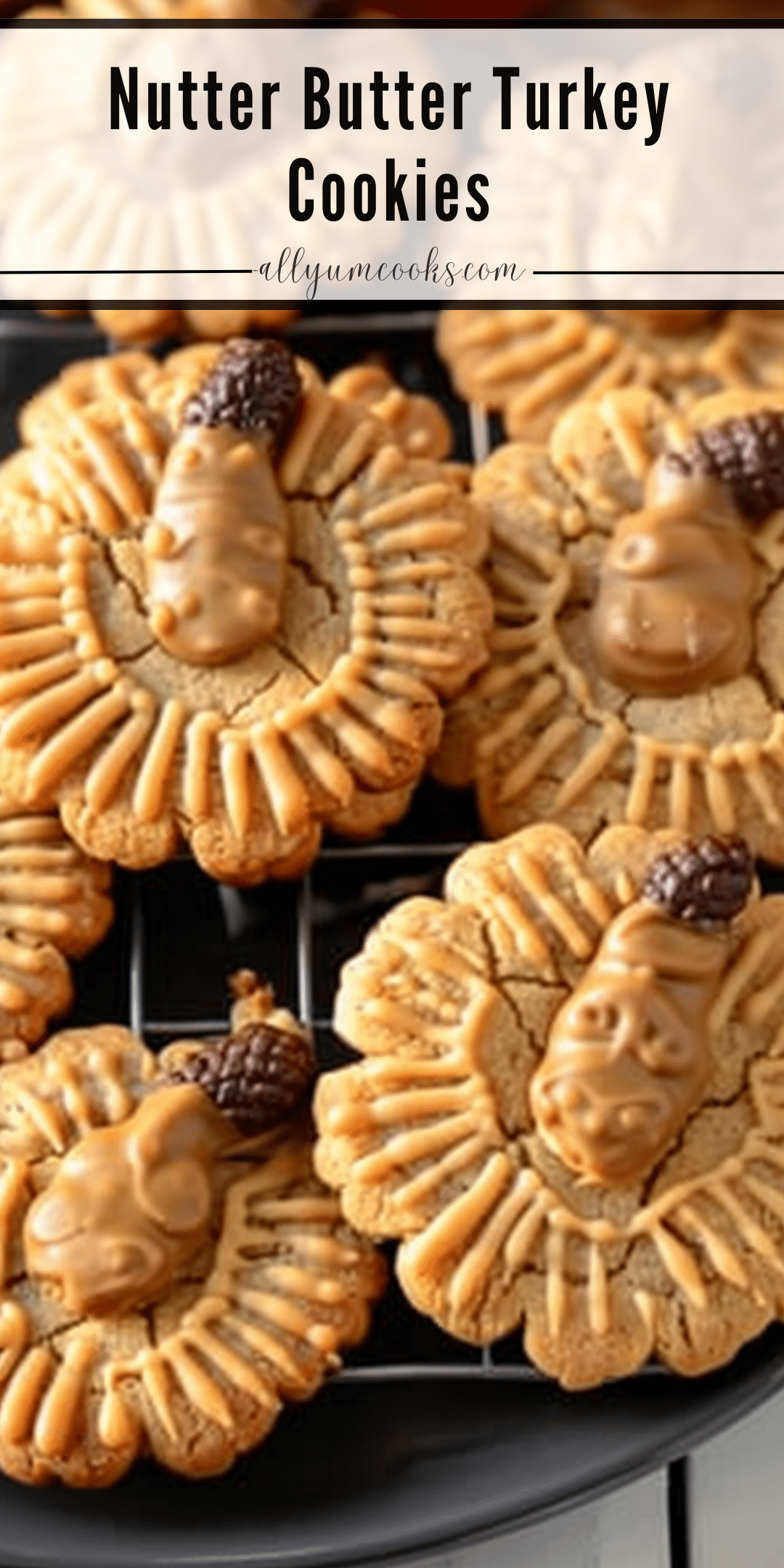 Nutter Butter Turkey Cookies | All Yum Cooks