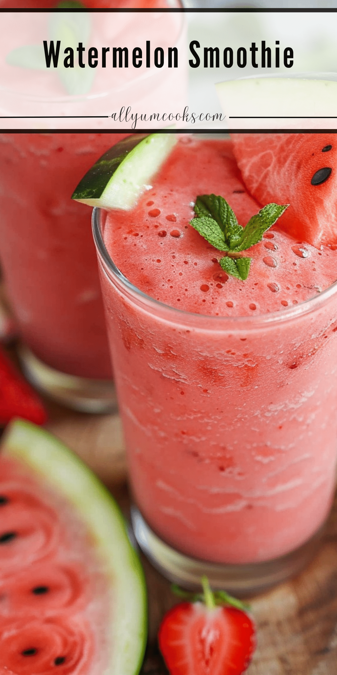 Watermelon Smoothie | All Yum Cooks