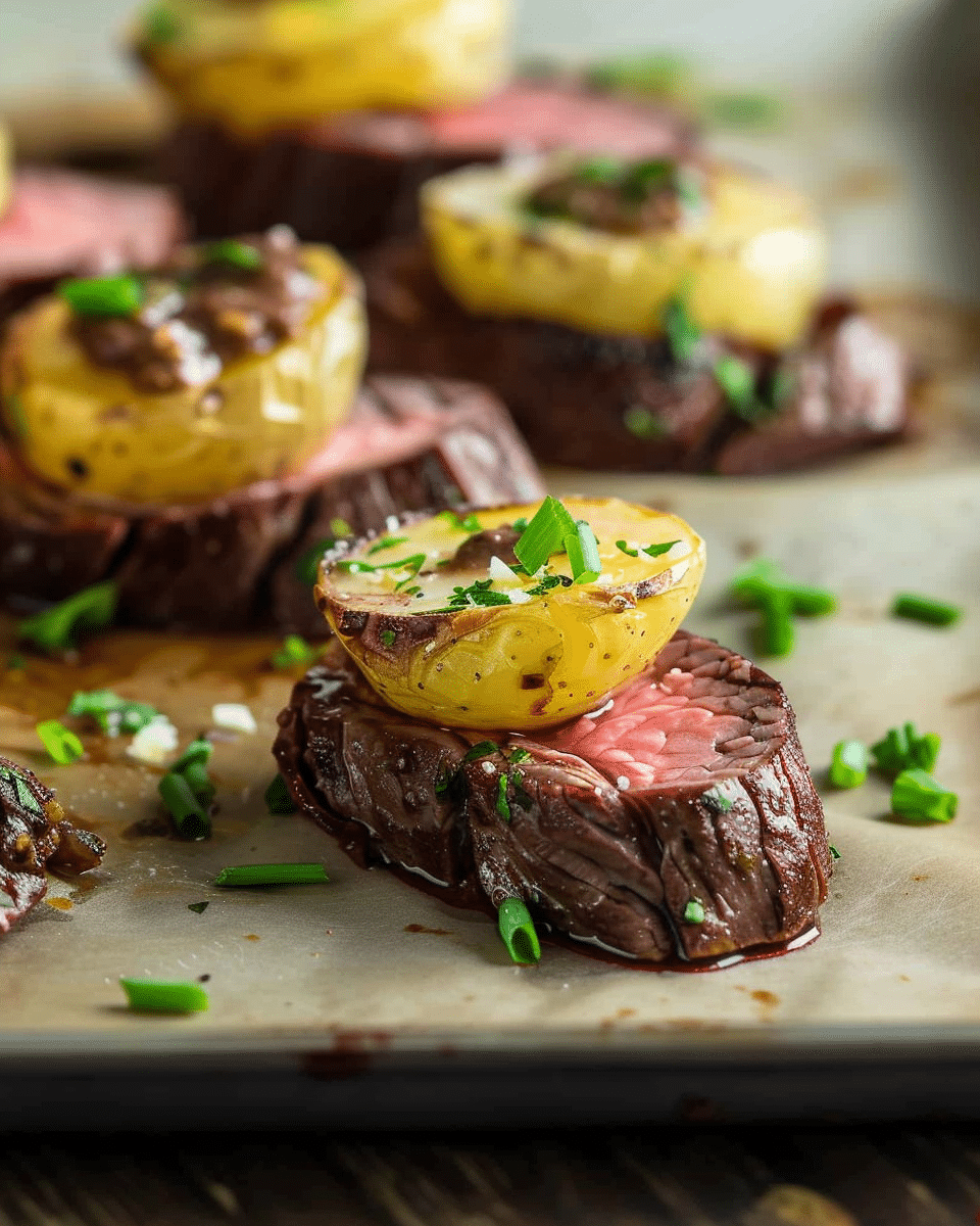 Steak and Potatoes Appetizer | All Yum Cooks