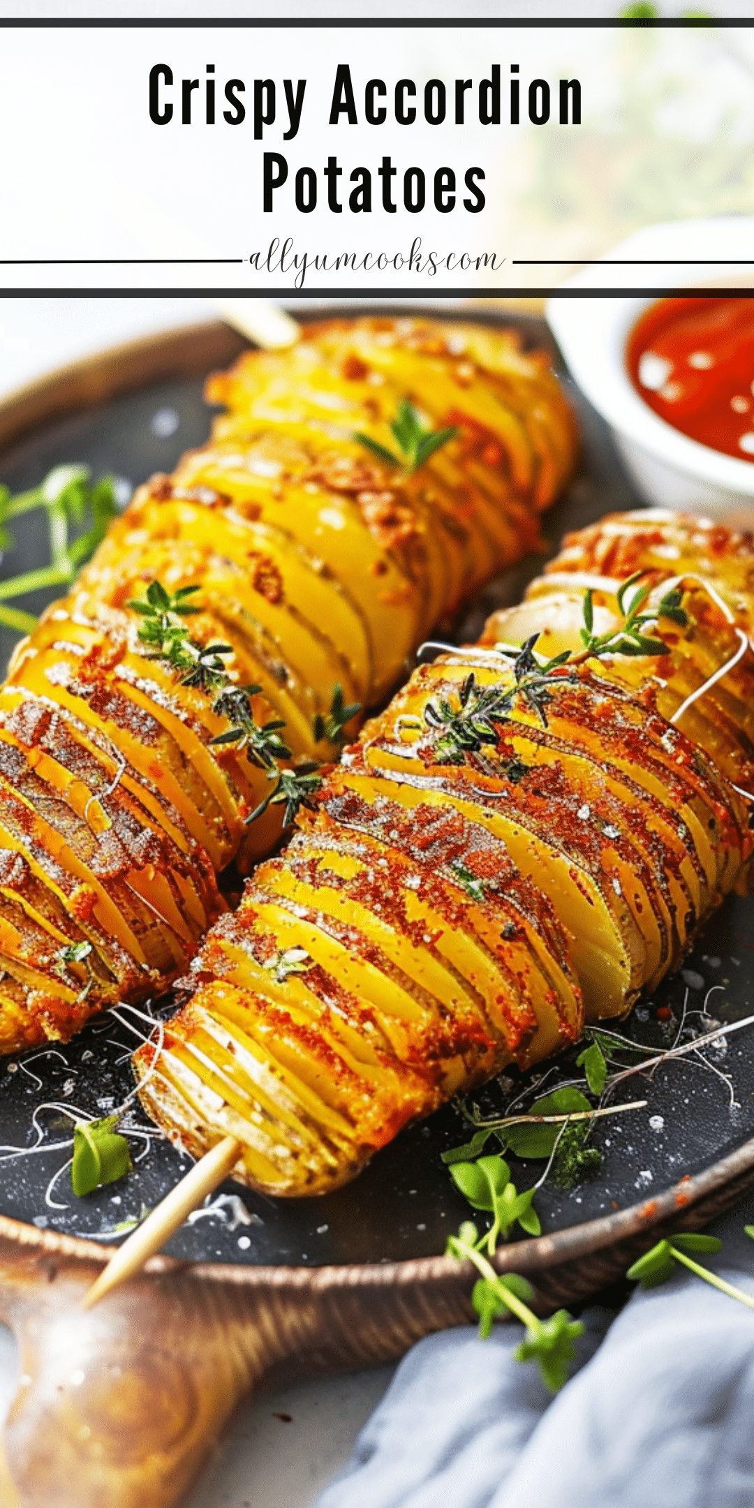 Accordion Potatoes | All Yum Cooks