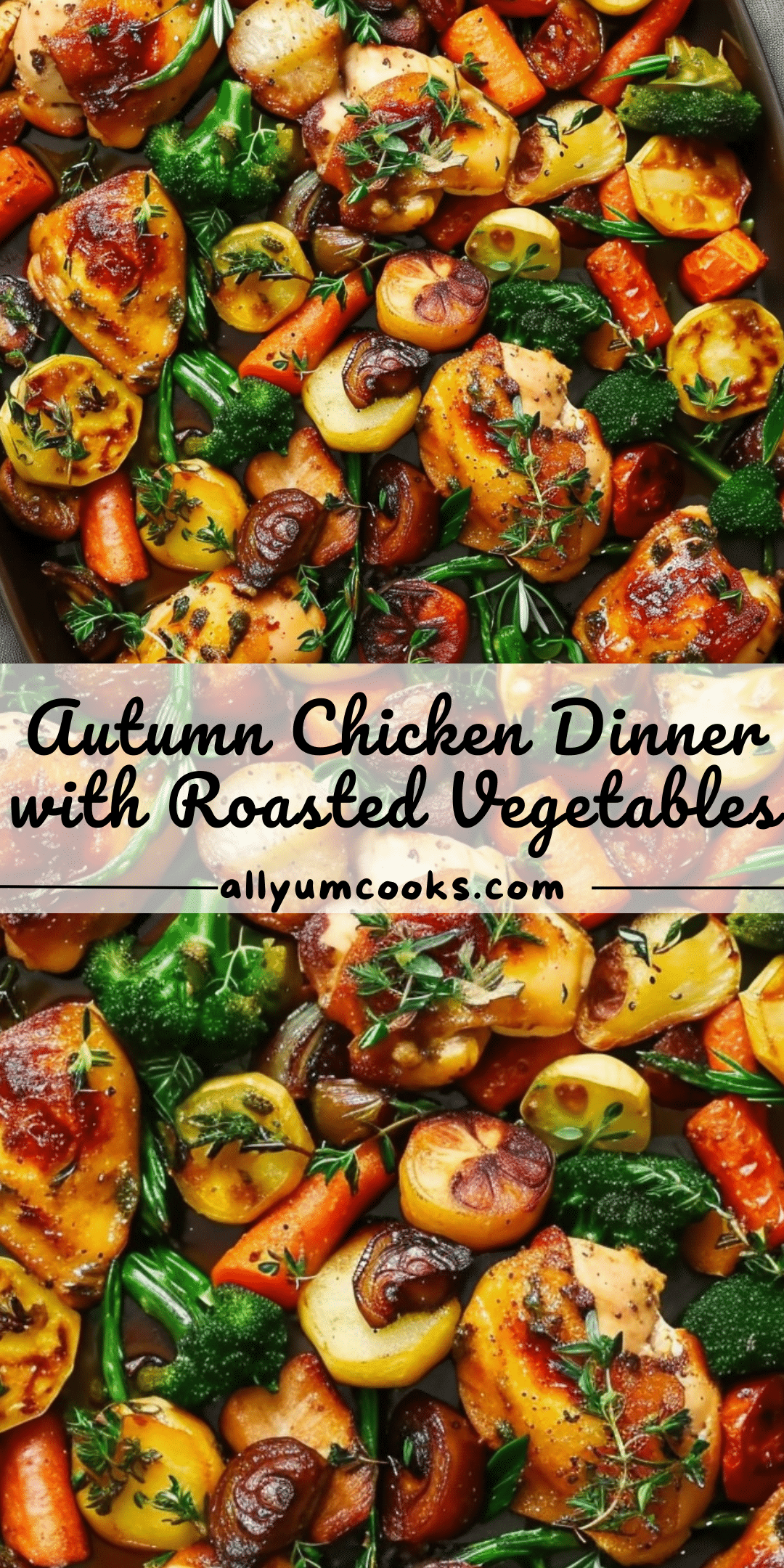Autumn Chicken Dinner with Roasted Vegetables | All Yum Cooks