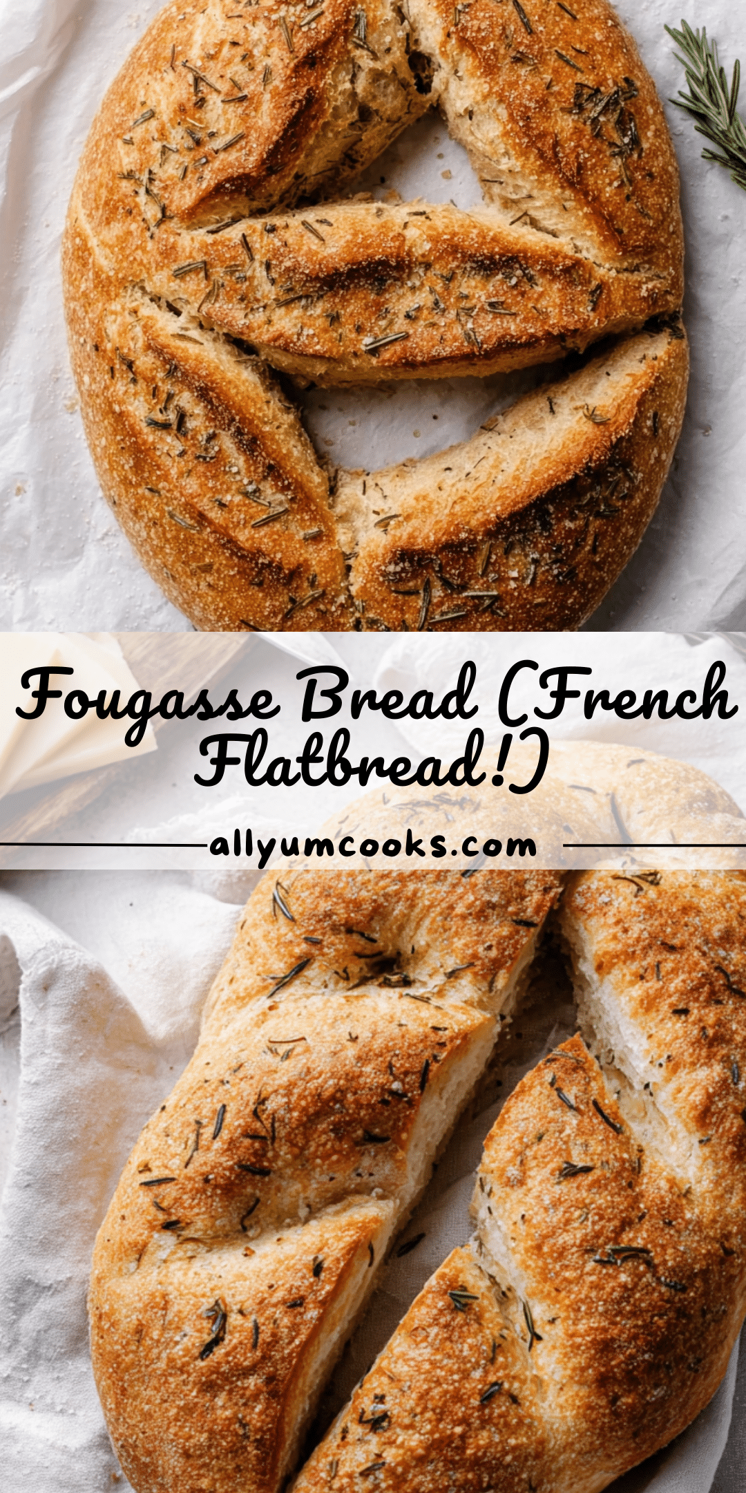 Fougasse Bread | All Yum Cooks