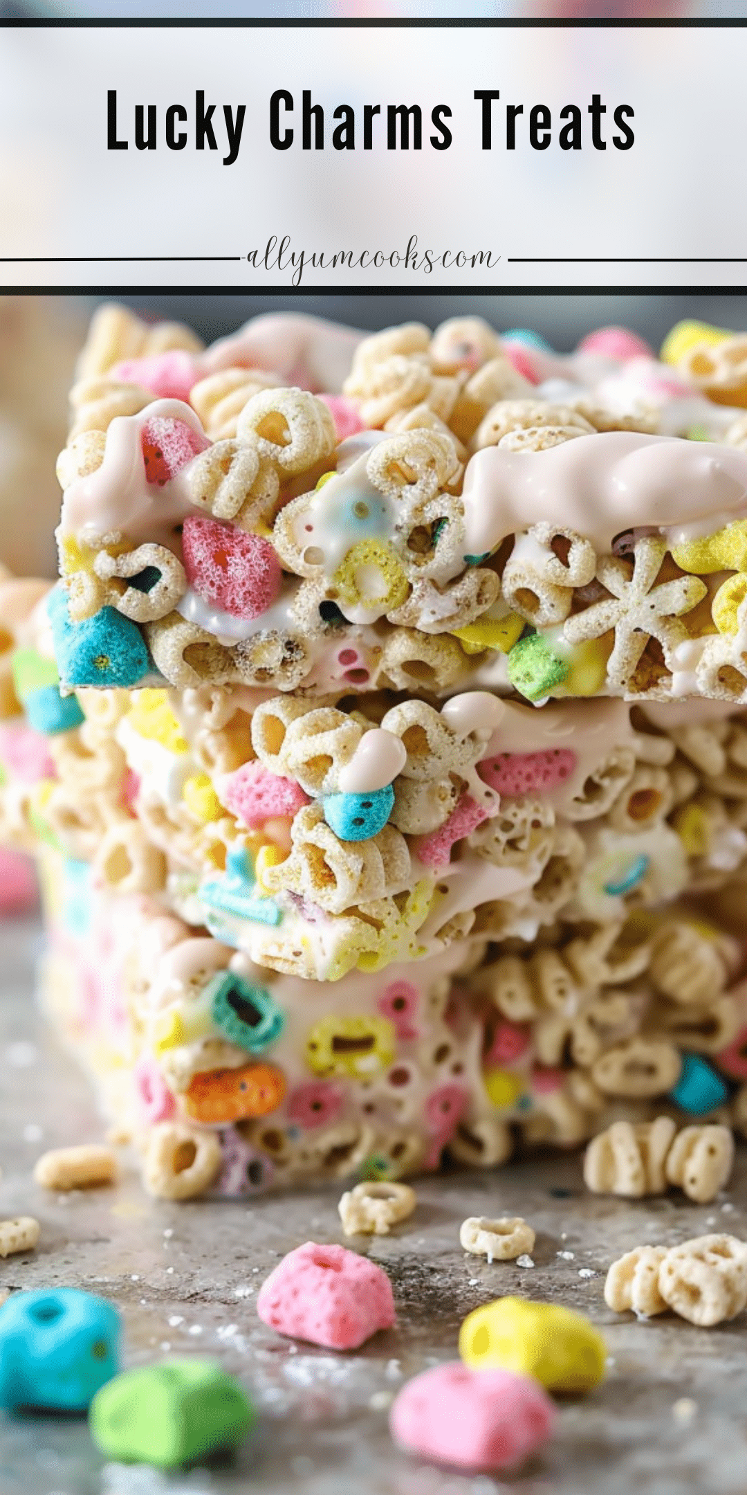 Lucky Charms Treats | All Yum Cooks