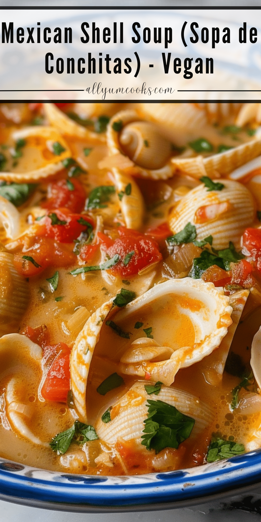 Mexican Shell Soup (Sopa de Conchitas) – Vegan | All Yum Cooks