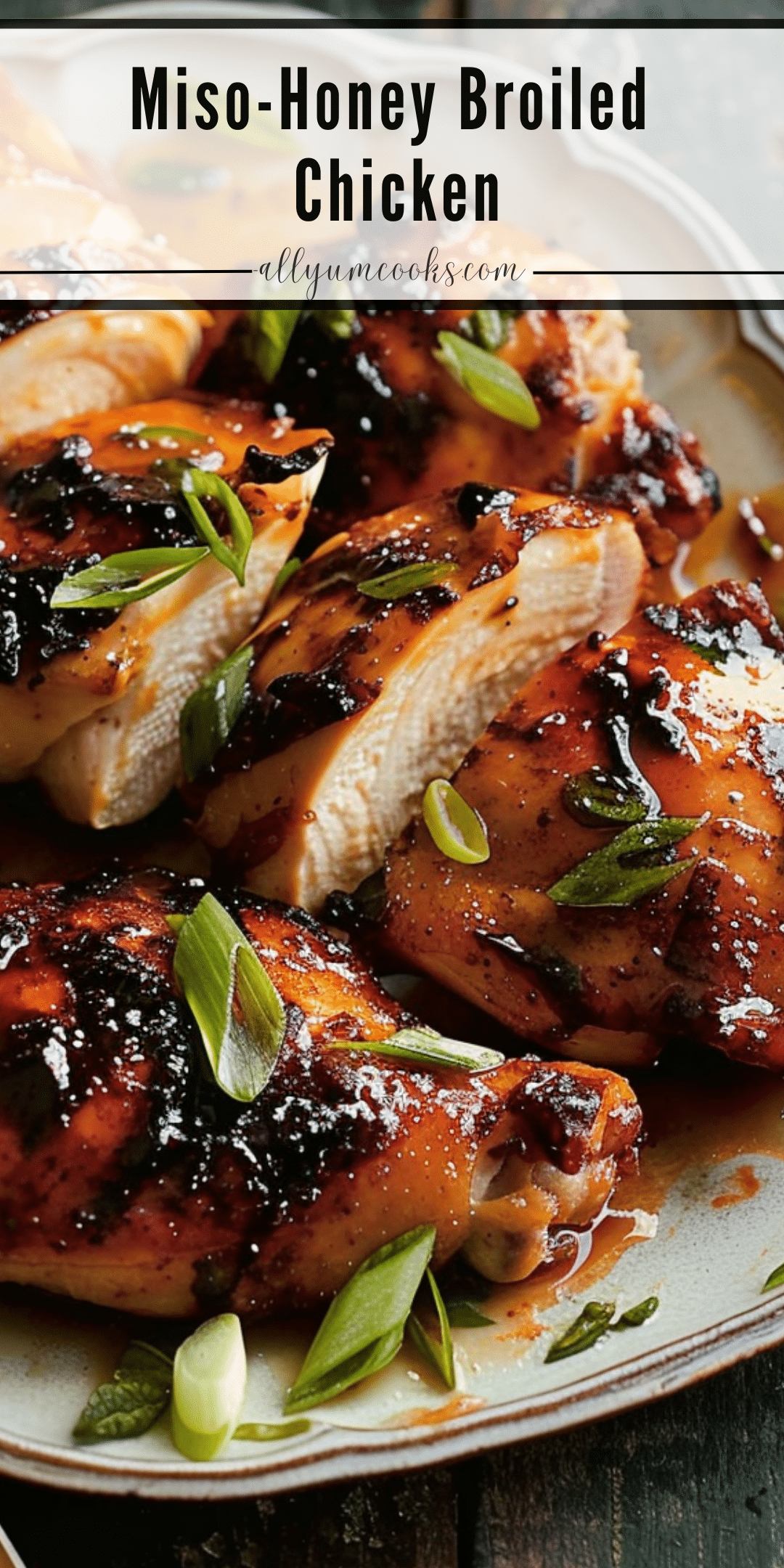 Miso-Honey Broiled Chicken | All Yum Cooks