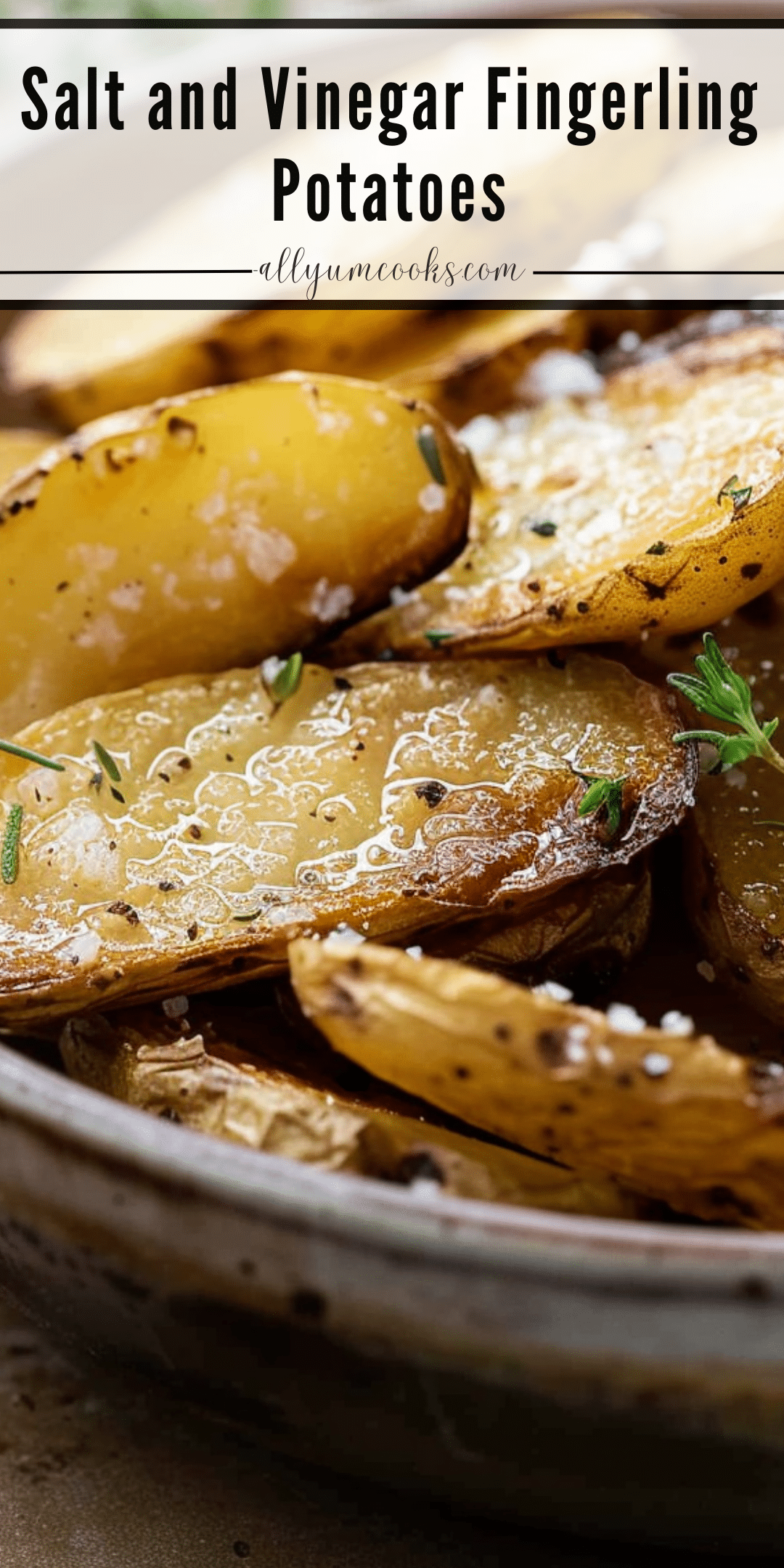 Salt and Vinegar Fingerling Potatoes | All Yum Cooks