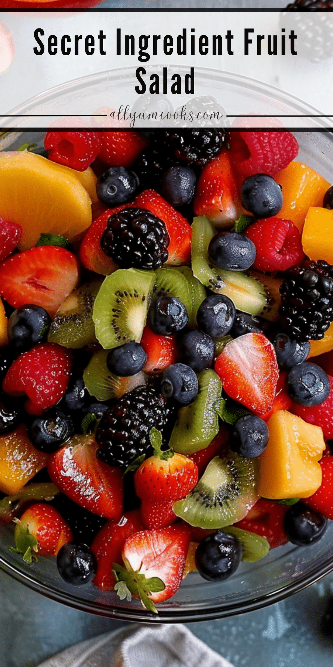 Secret Ingredient Fruit Salad | All Yum Cooks