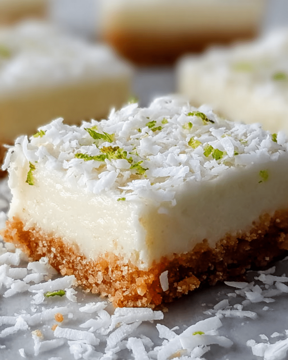 Coconut Lime Bars: A Tangy and Creamy Summer Delight | All Yum Cooks
