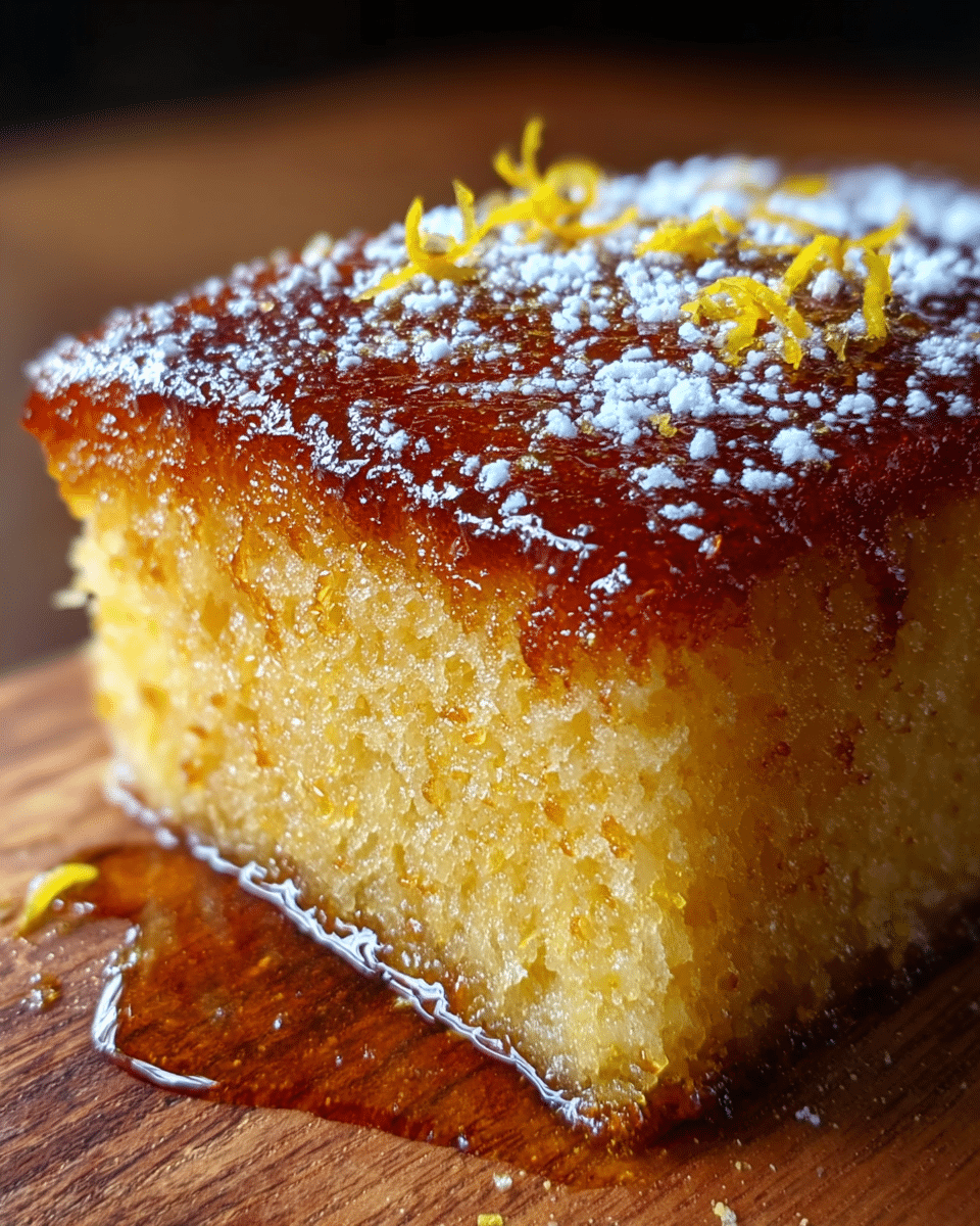 Lemon Olive Oil Snack Cake | All Yum Cooks