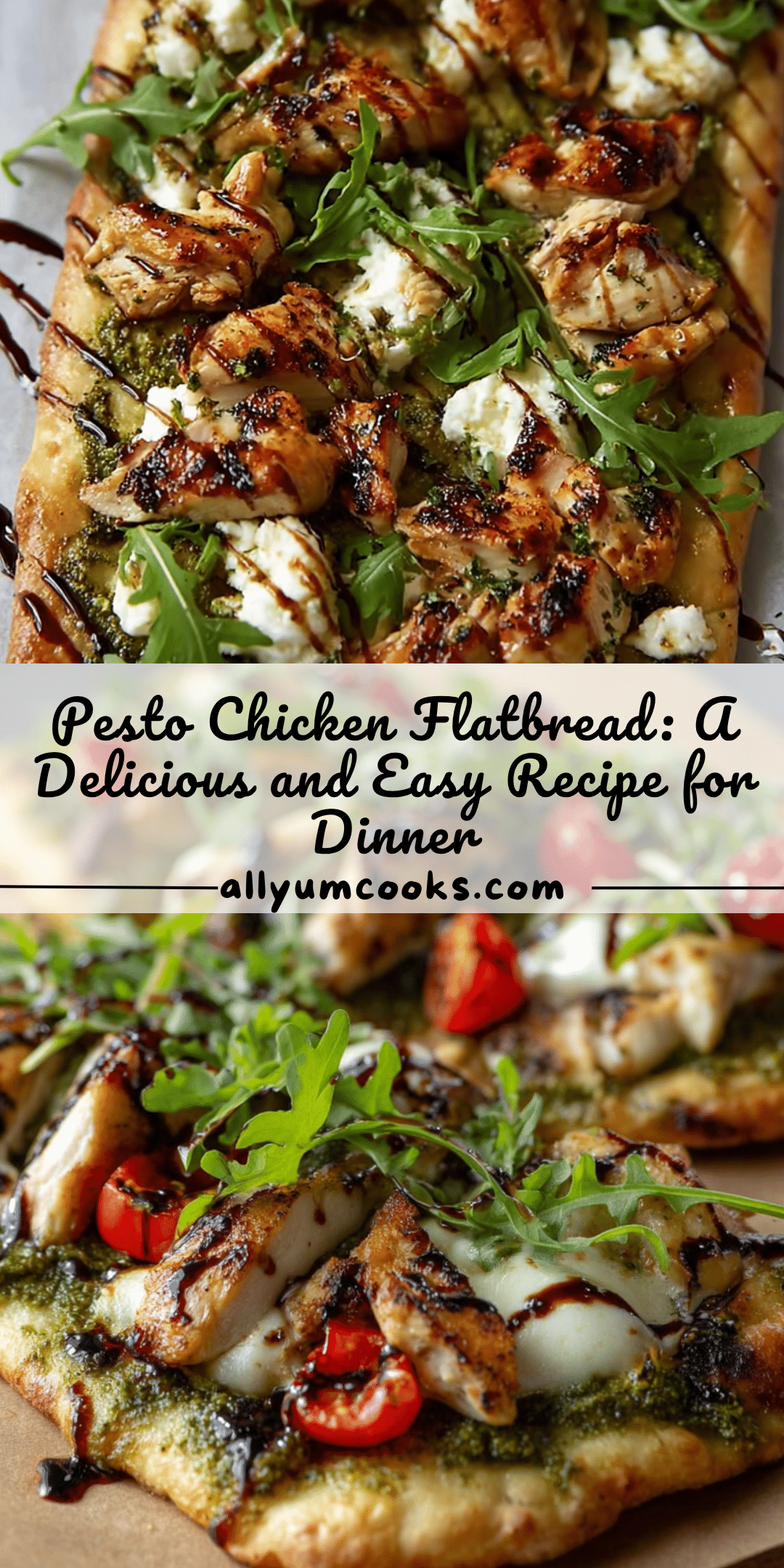 Pesto Chicken Flatbread: A Delicious and Easy Recipe for Dinner | All ...