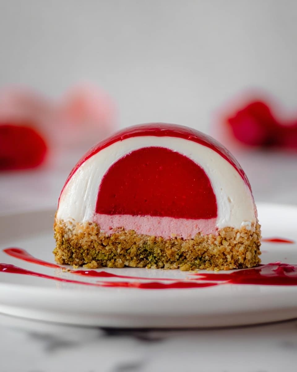 Chocolate Raspberry Mousse Domes: Elegant Gourmet Dessert