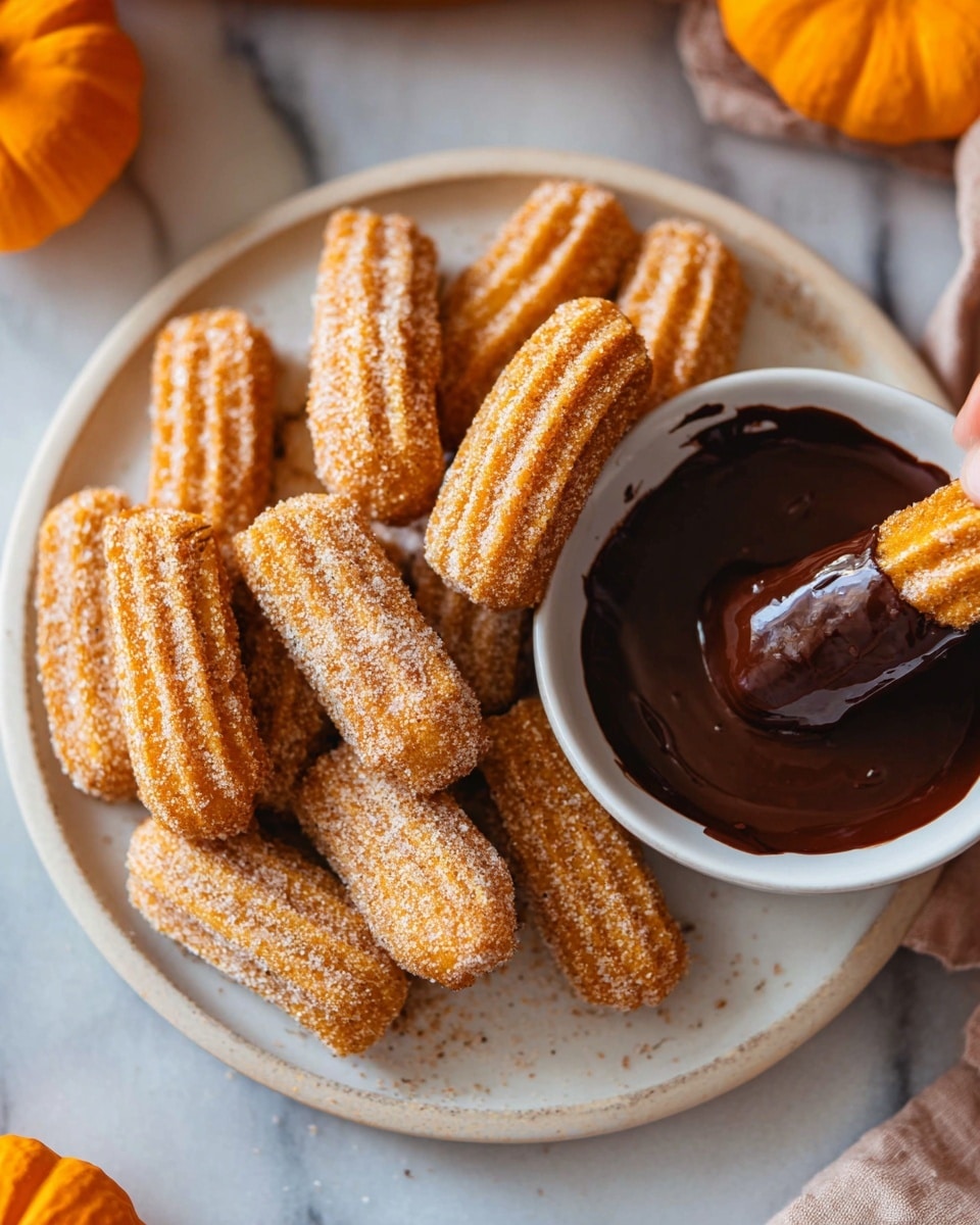 Baked Pumpkin Churros: Cozy Autumn Fall Dessert