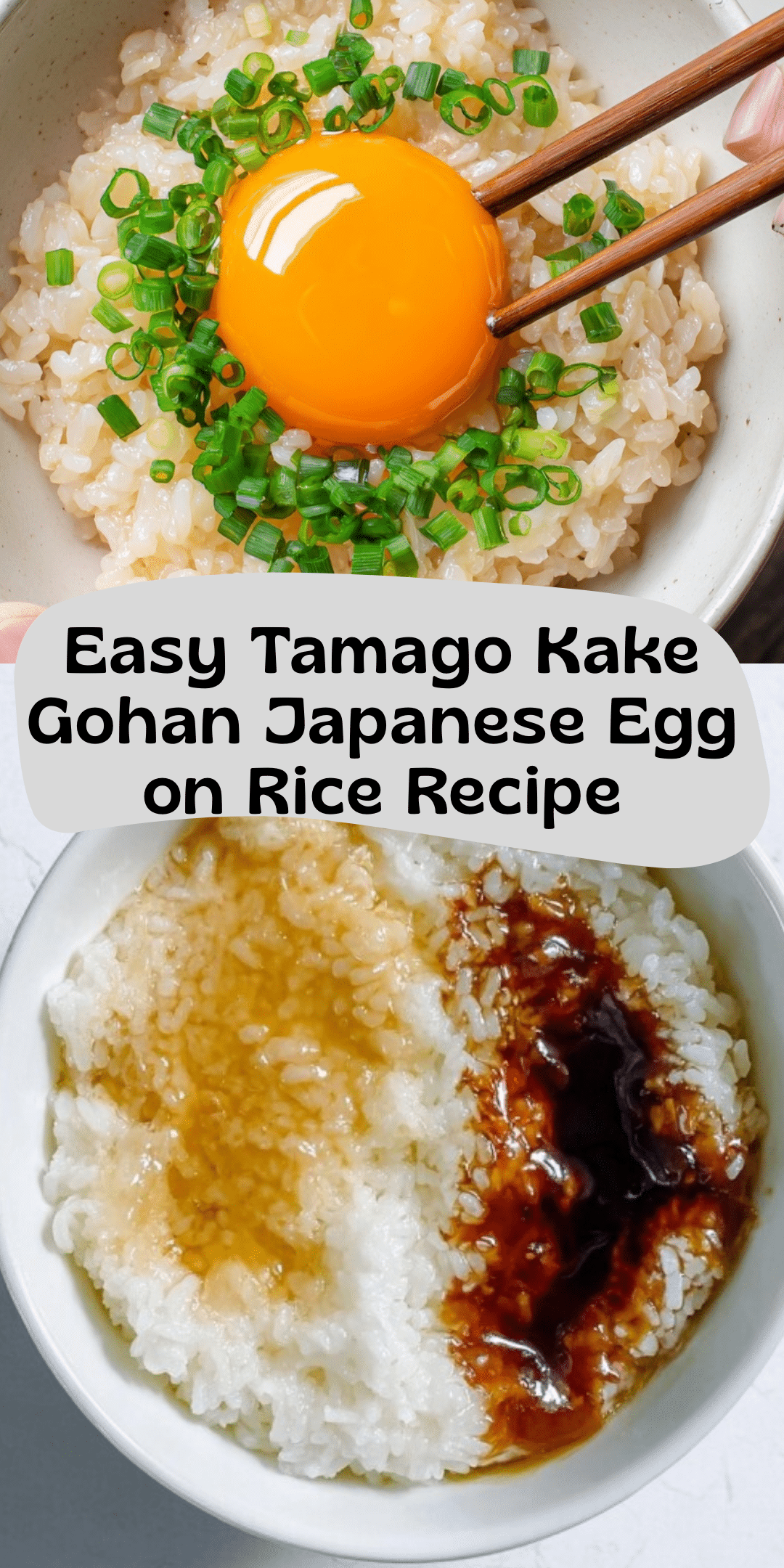 Tamago Kake Gohan Japanese Egg on Rice | Delicious & Easy