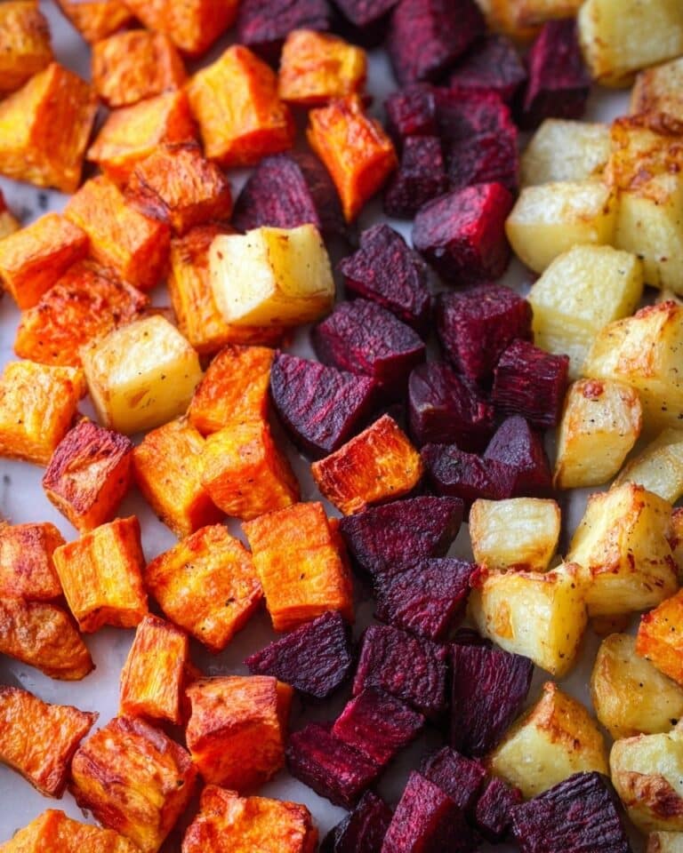 Roasted Beets and Sweet Potatoes | All Yum Cooks
