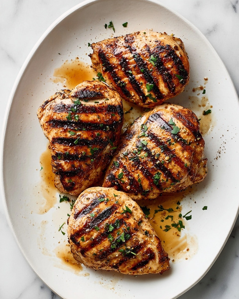 Juicy Grilled Chicken Breast Marinade in Italian Dressing