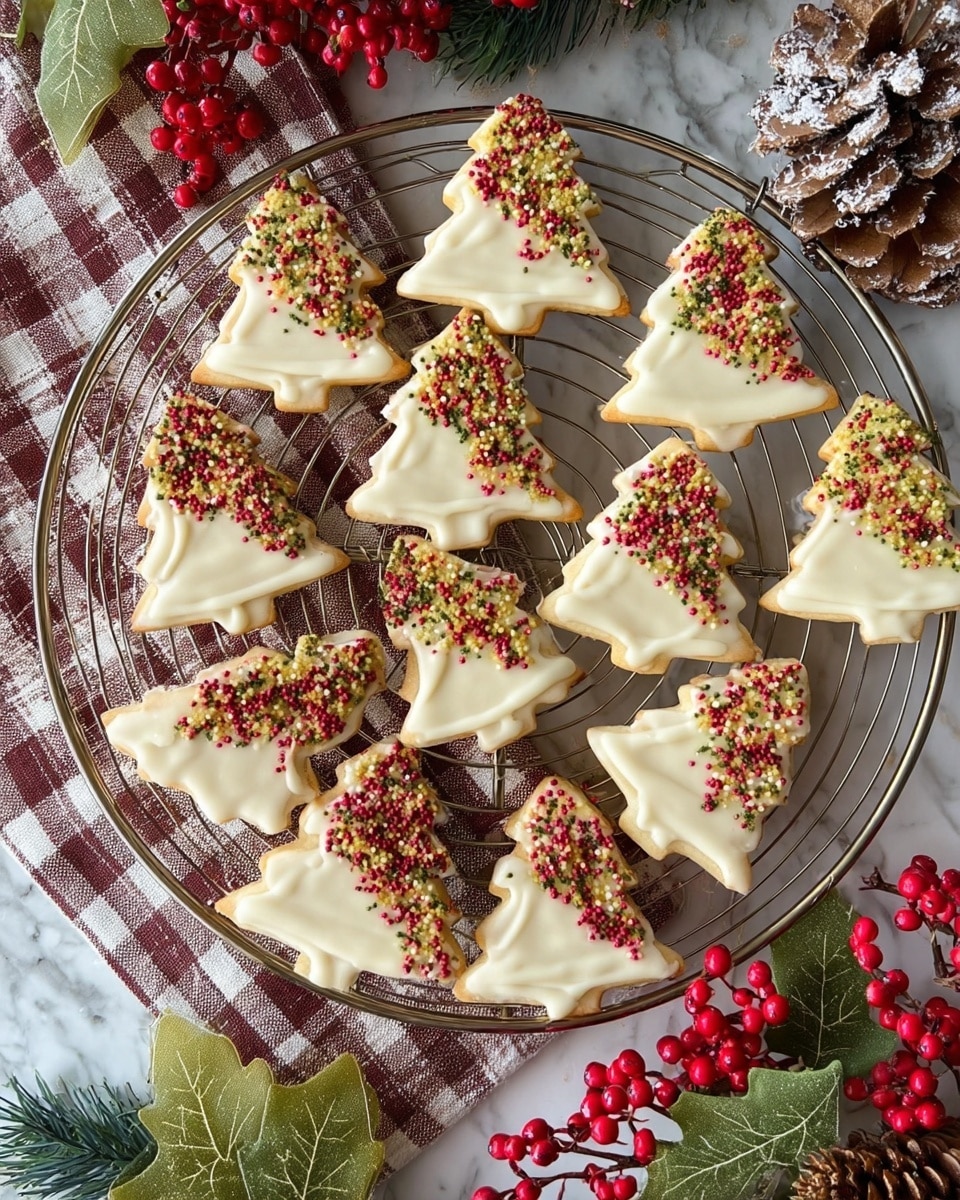 Simple Tree Cookies Recipe - Festive Holiday Treats