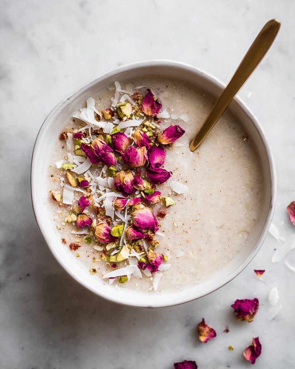 Creamy Rice Pudding with Cardamom and Saffron | Delightful & Fragrant