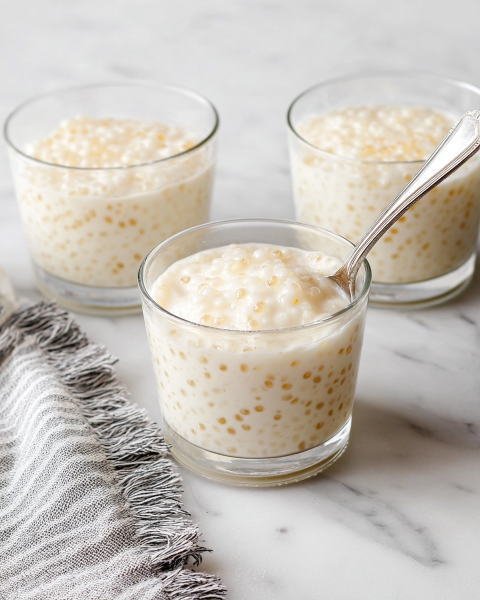 Creamy Tapioca Pudding with Honey and Vanilla | Irresistible Comfort