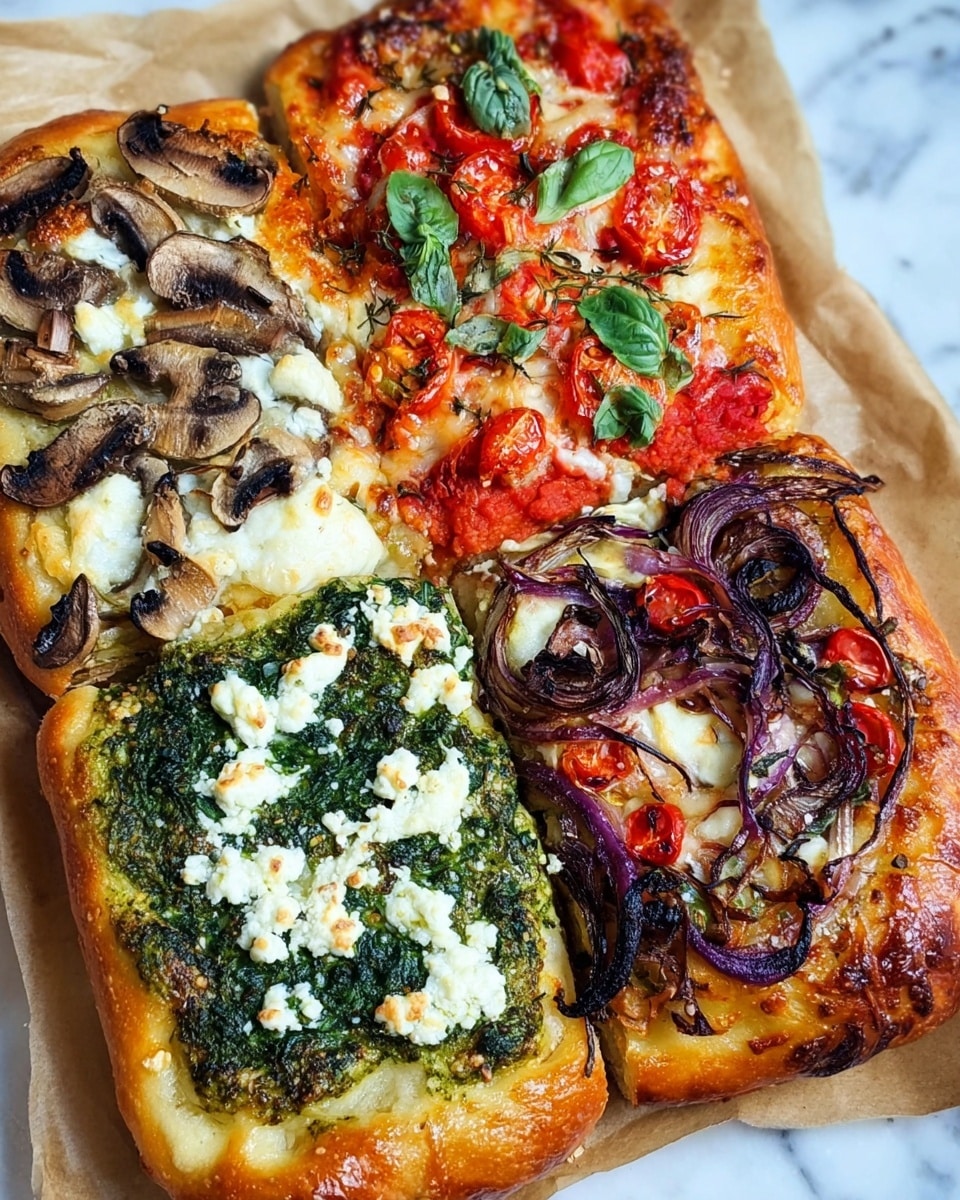 Tear-and-Share Pizza with Your Choice of Toppings – Cozy & Delicious