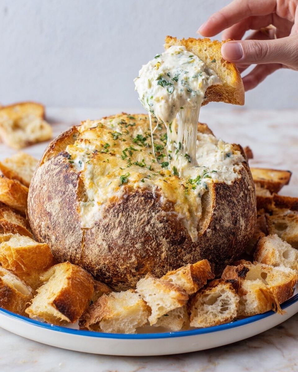 French Onion Dip Cob Loaf: Irresistible Party Appetizer
