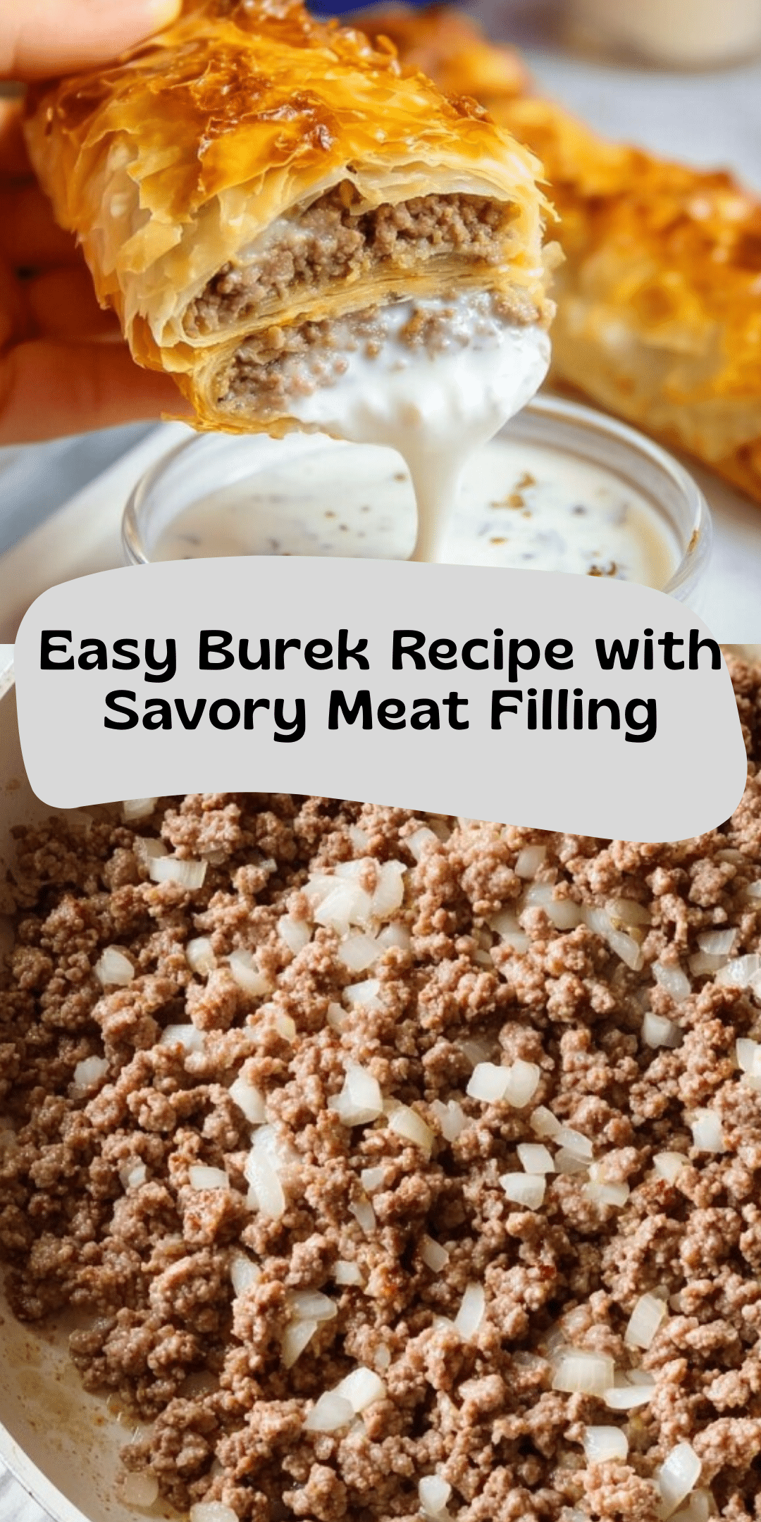 Easy Balkan Burek with Meat Filling - Authentic & Delicious