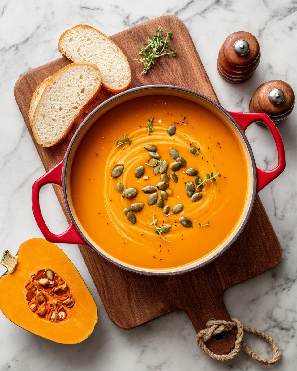 Butternut Squash and Apple Spiced Soup - Cozy Fall Comfort
