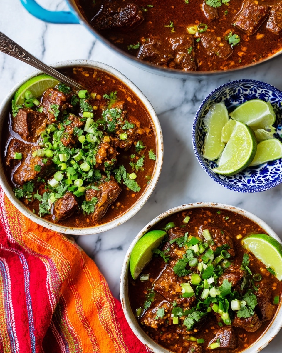 Green Chili (New Mexico Chile Verde) - savory Southwestern stew