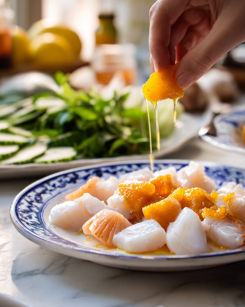 Red Snapper Ceviche with Preserved Lemon & Fresh Toppings