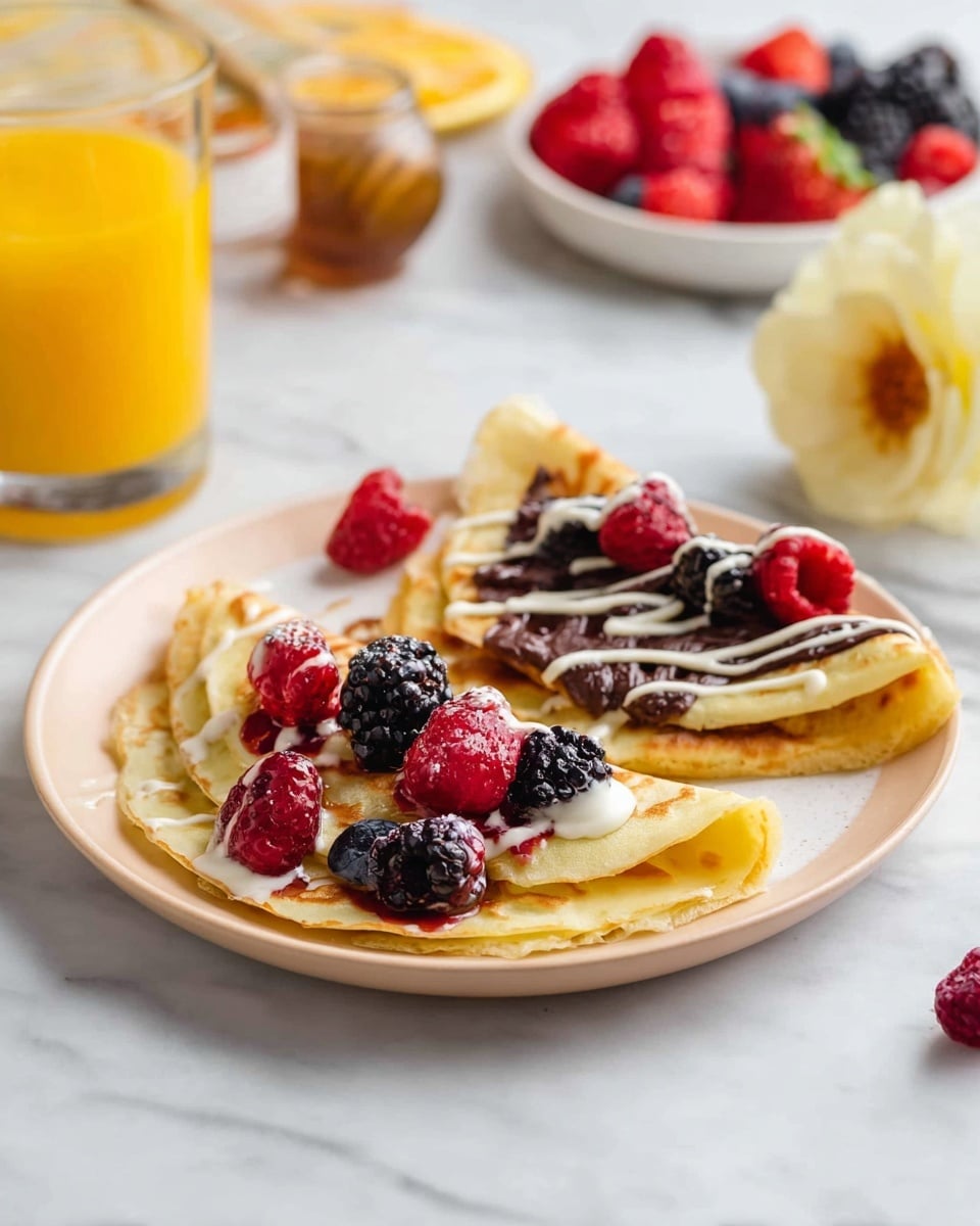 Easy Crepe Recipe: Perfectly Light & Tender Breakfast Crepes