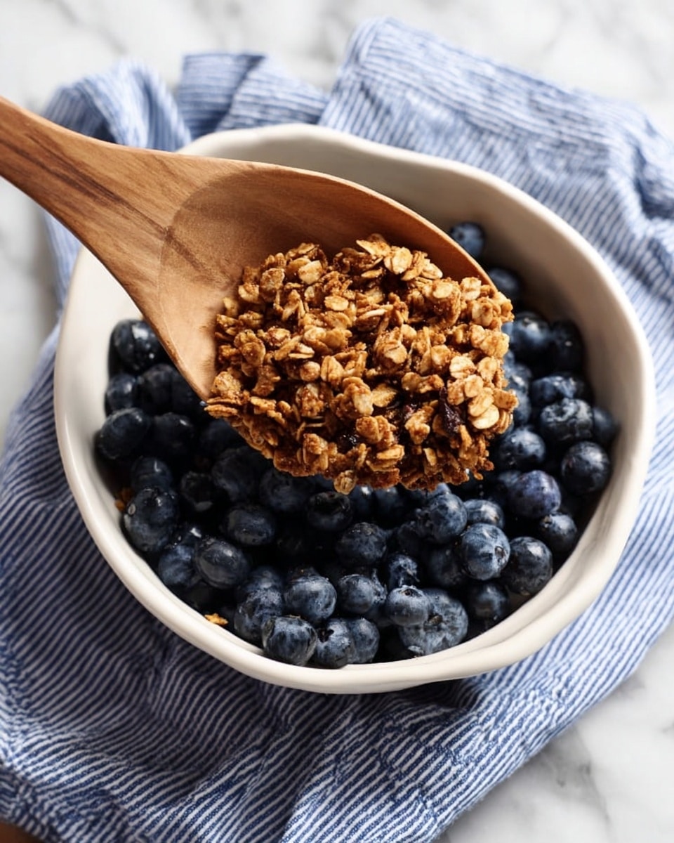 Simple Oat & Pecan Blueberry Crisp – Irresistible & Easy